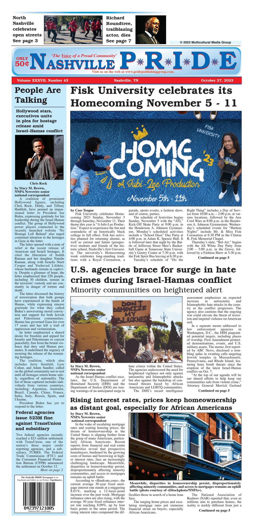 Nashville PRIDE October 27, 2023 by Nashville Pride Newspaper - Issuu
