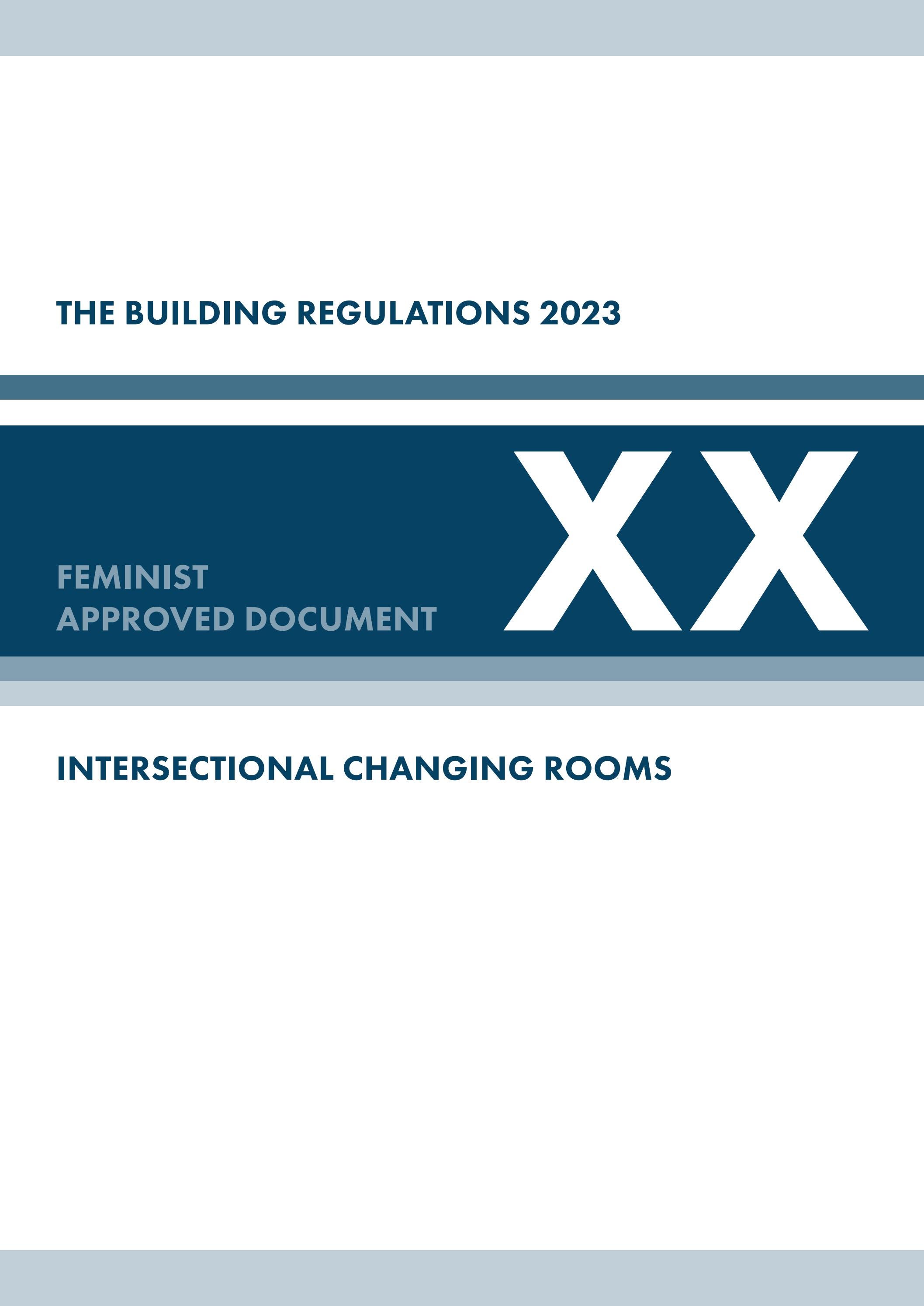 Feminist Building Regulations: Intersectional Changing Rooms by alice ...