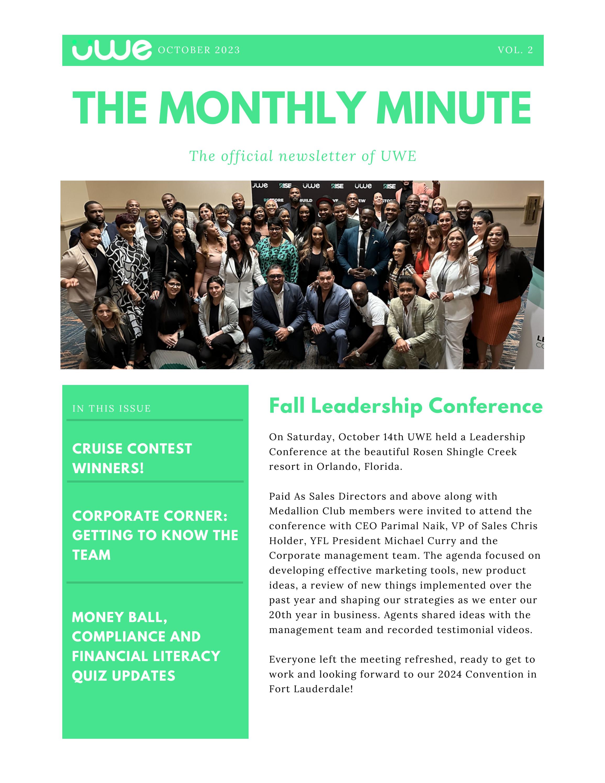 United Wealth Education Monthly Newsletter - October 2023, Vol. 2 by ...