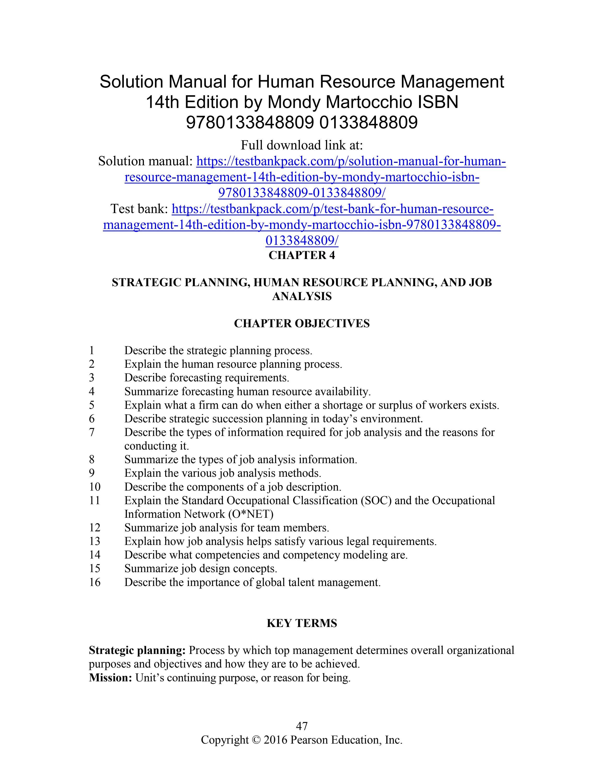 Human resource management 14th edition mondy solutions manual 1 by rita.striegel924 - Issuu