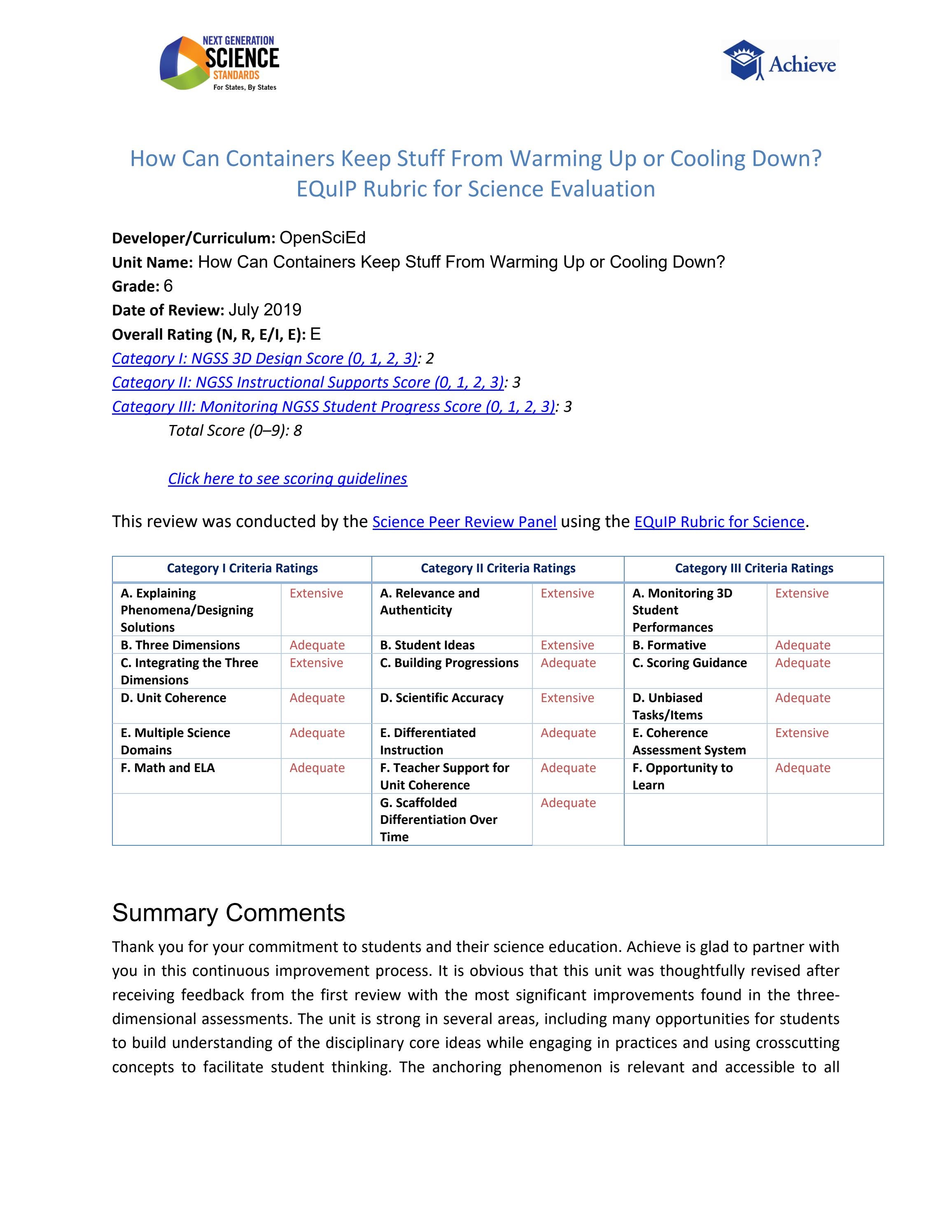 6.2 Thermal Energy EQuIP Review by openscied - Issuu