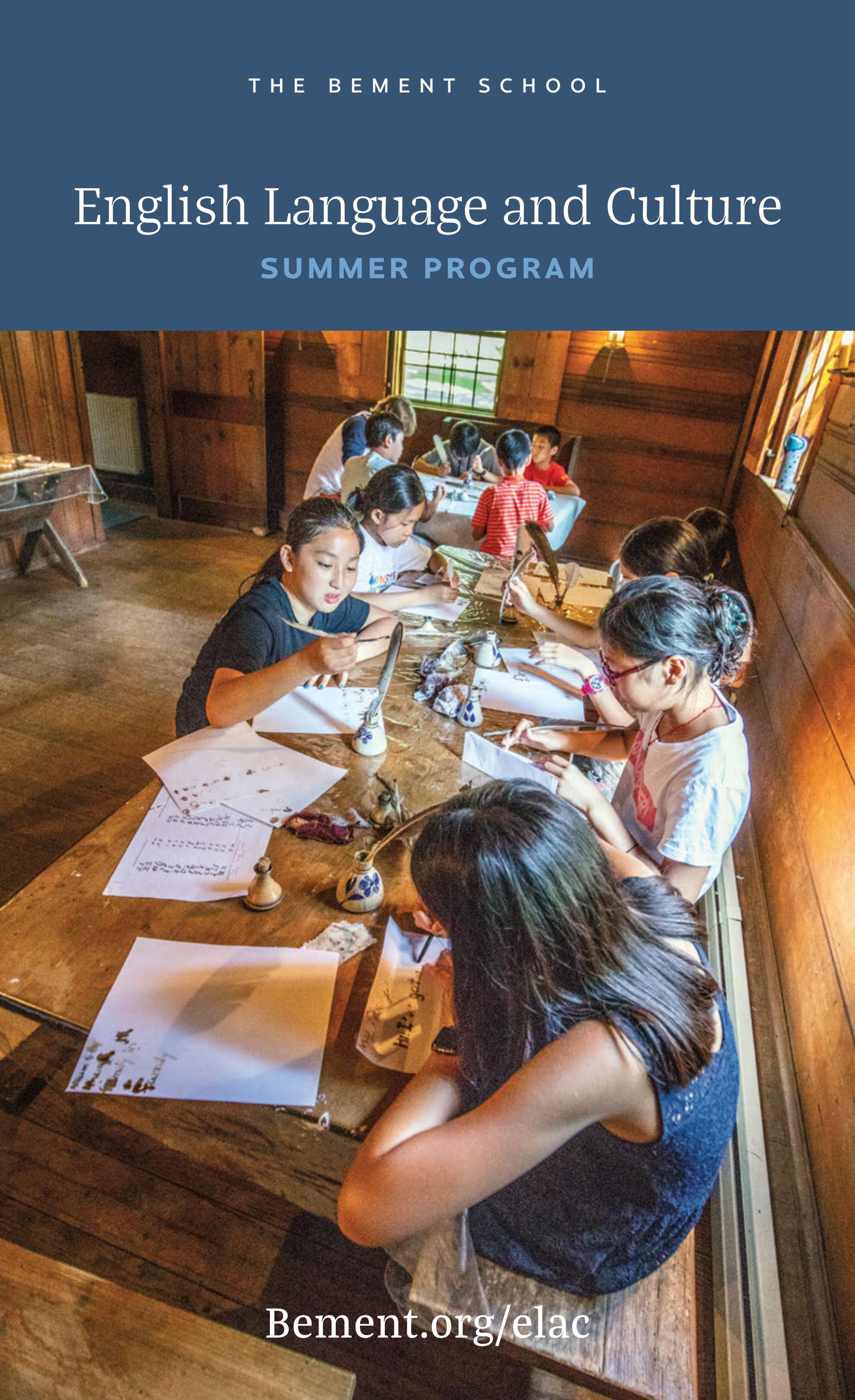 English Language and Culture Summer Program by The Bement School - Issuu