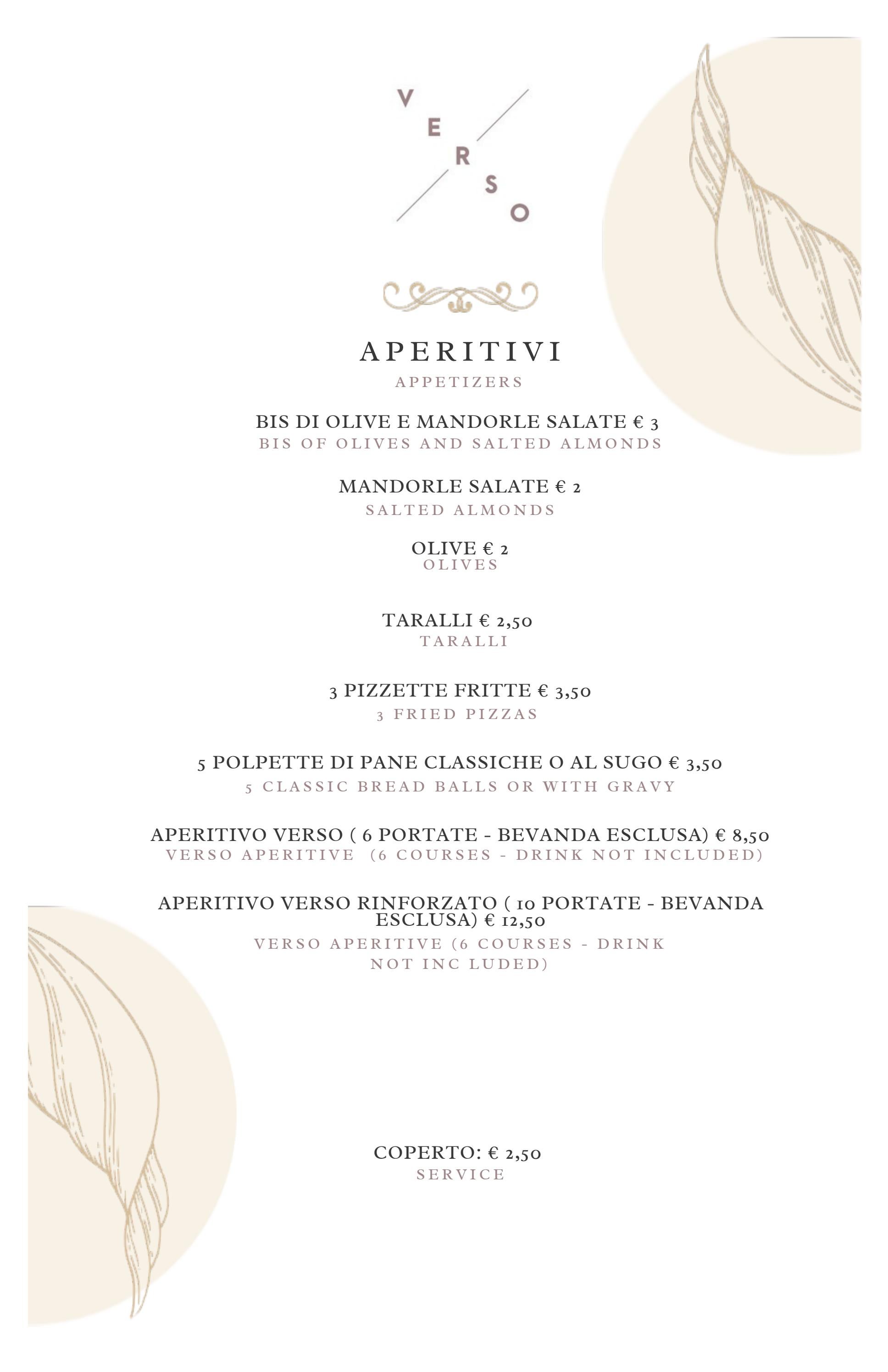 Verso Piazza Castello Conversano | Bistrot Menu by Ingenia Direct s.r.l ...