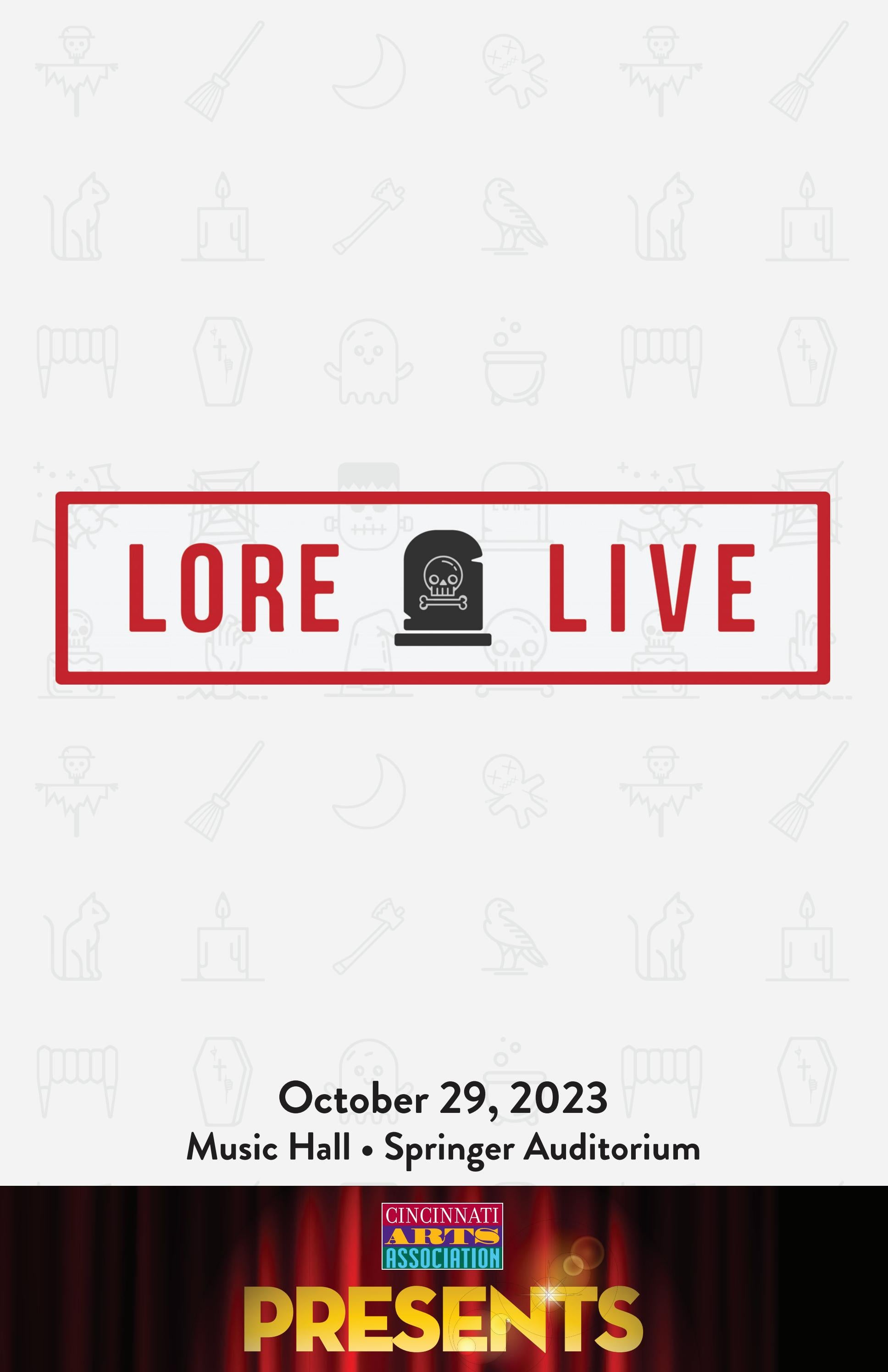 Lore Live Program by Cincinnati Arts Association - Issuu