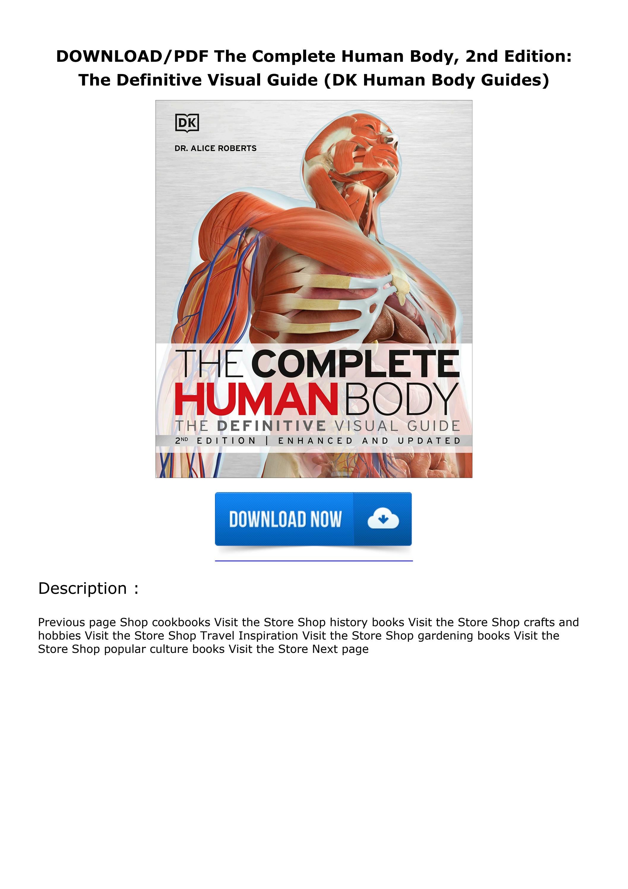 Download Pdf The Complete Human Body 2nd Edition The Definitive