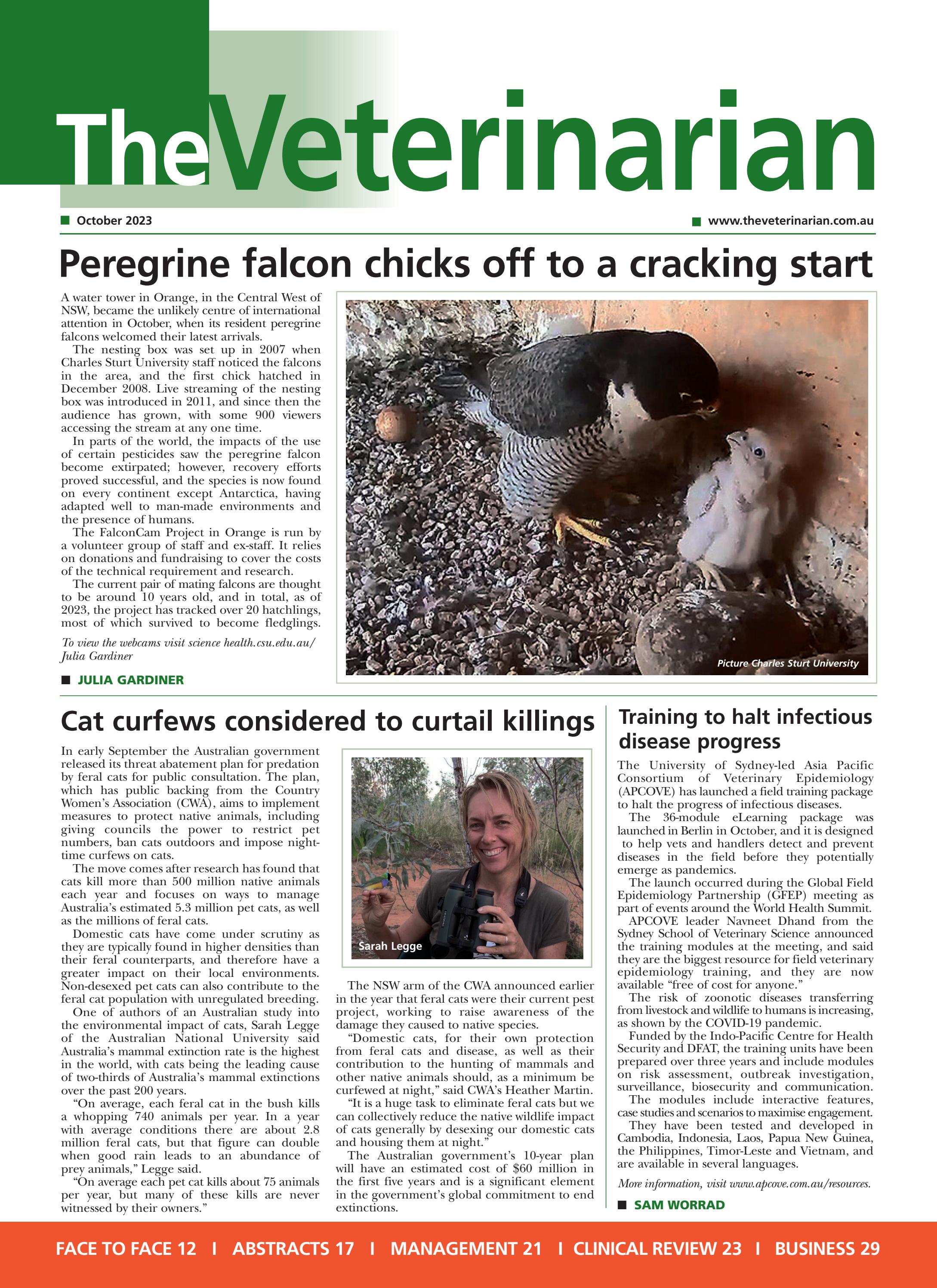 The Veterinarian Magazine October 2023 by The Veterinarian Magazine - Issuu