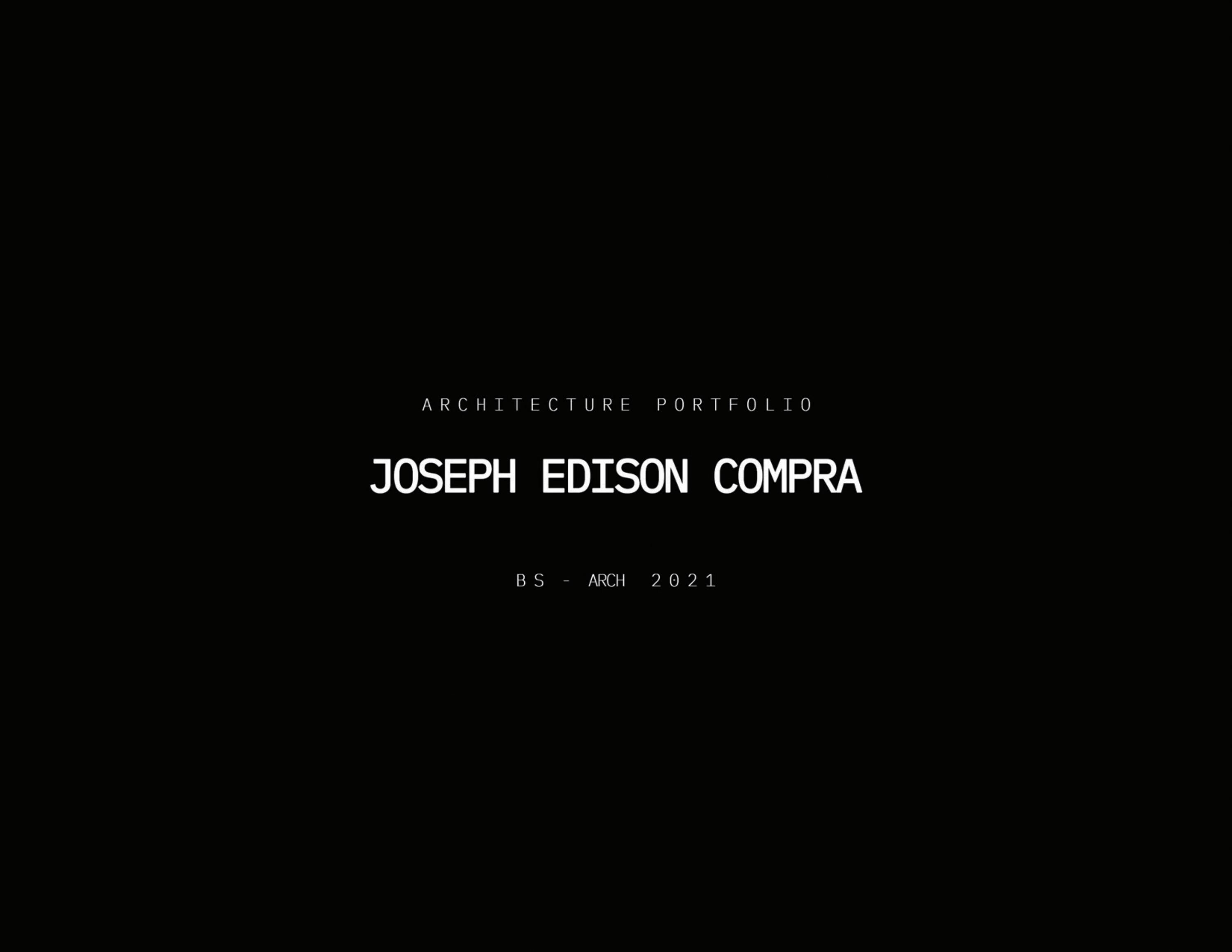 Joseph Edison Architectural Portfolio by Joseph Edison Compra - Issuu
