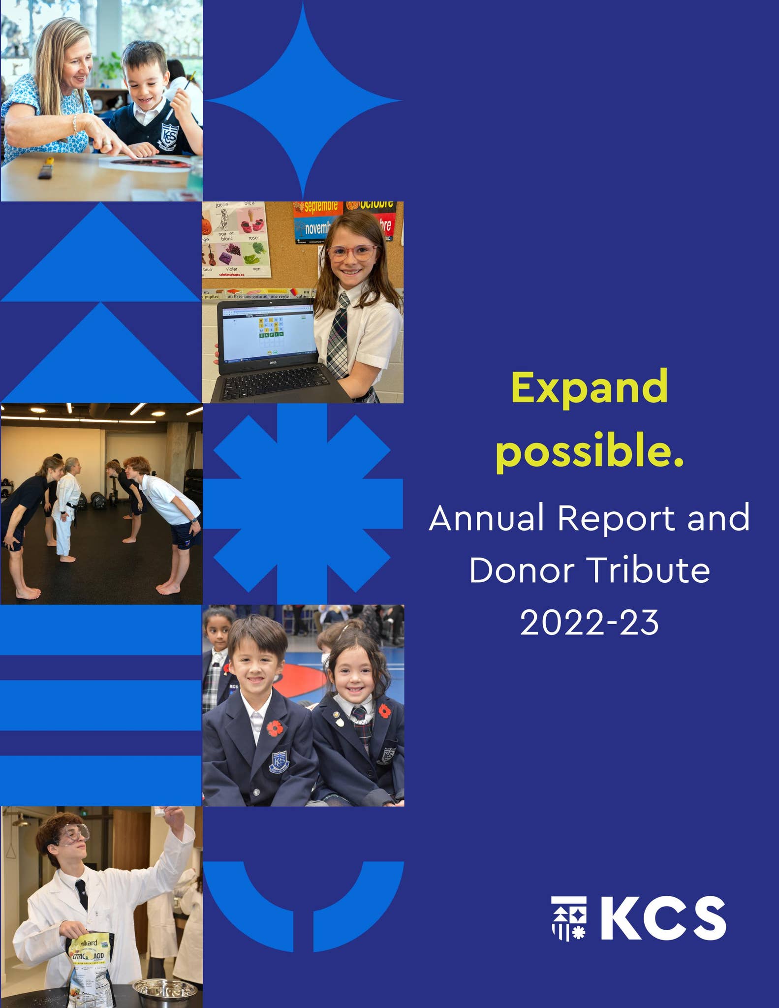KCS Annual Report and Donor Tribute 2022-23 by kcs-expandpossible - Issuu