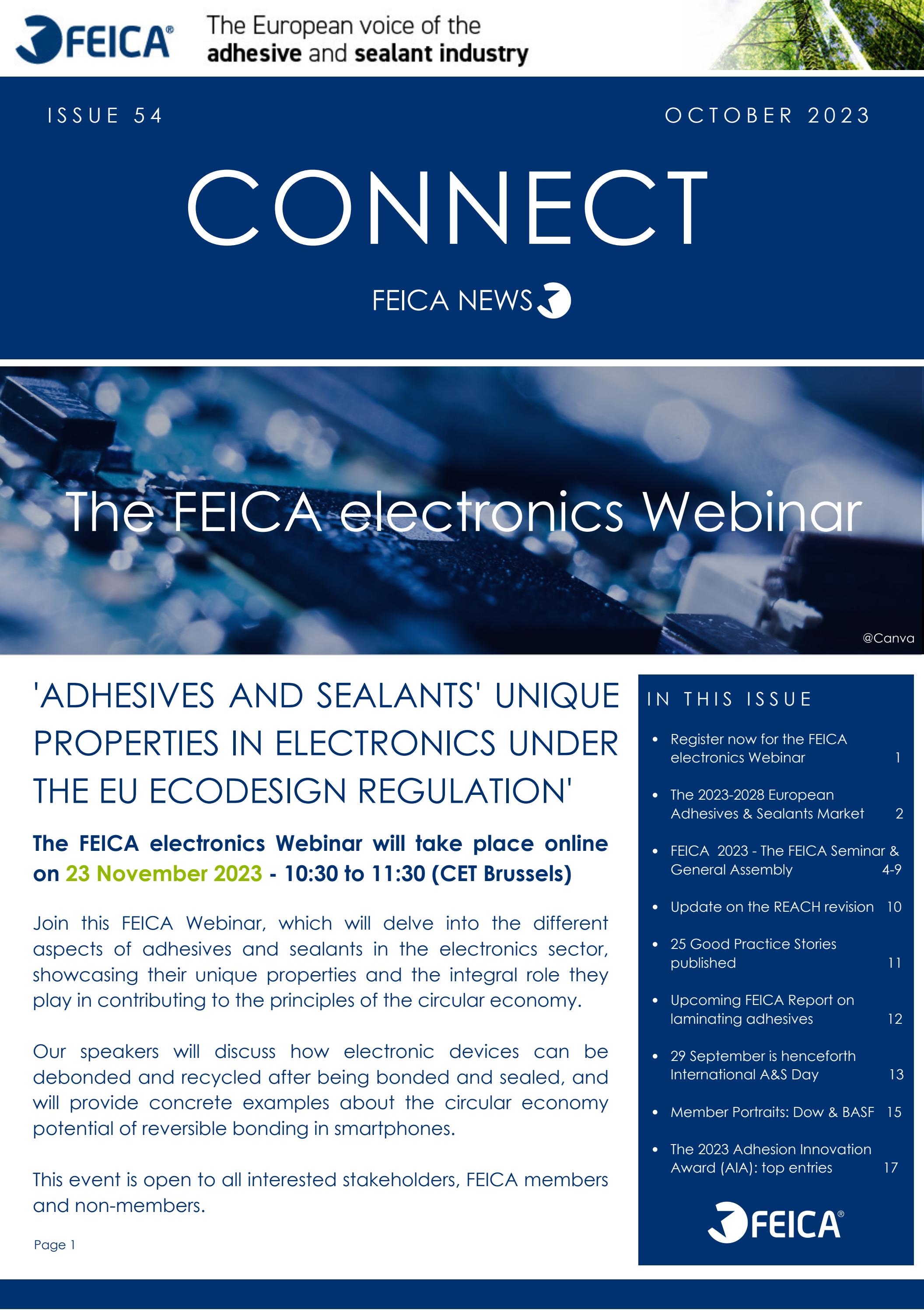 FEICA CONNECT 54 by FEICA - Issuu