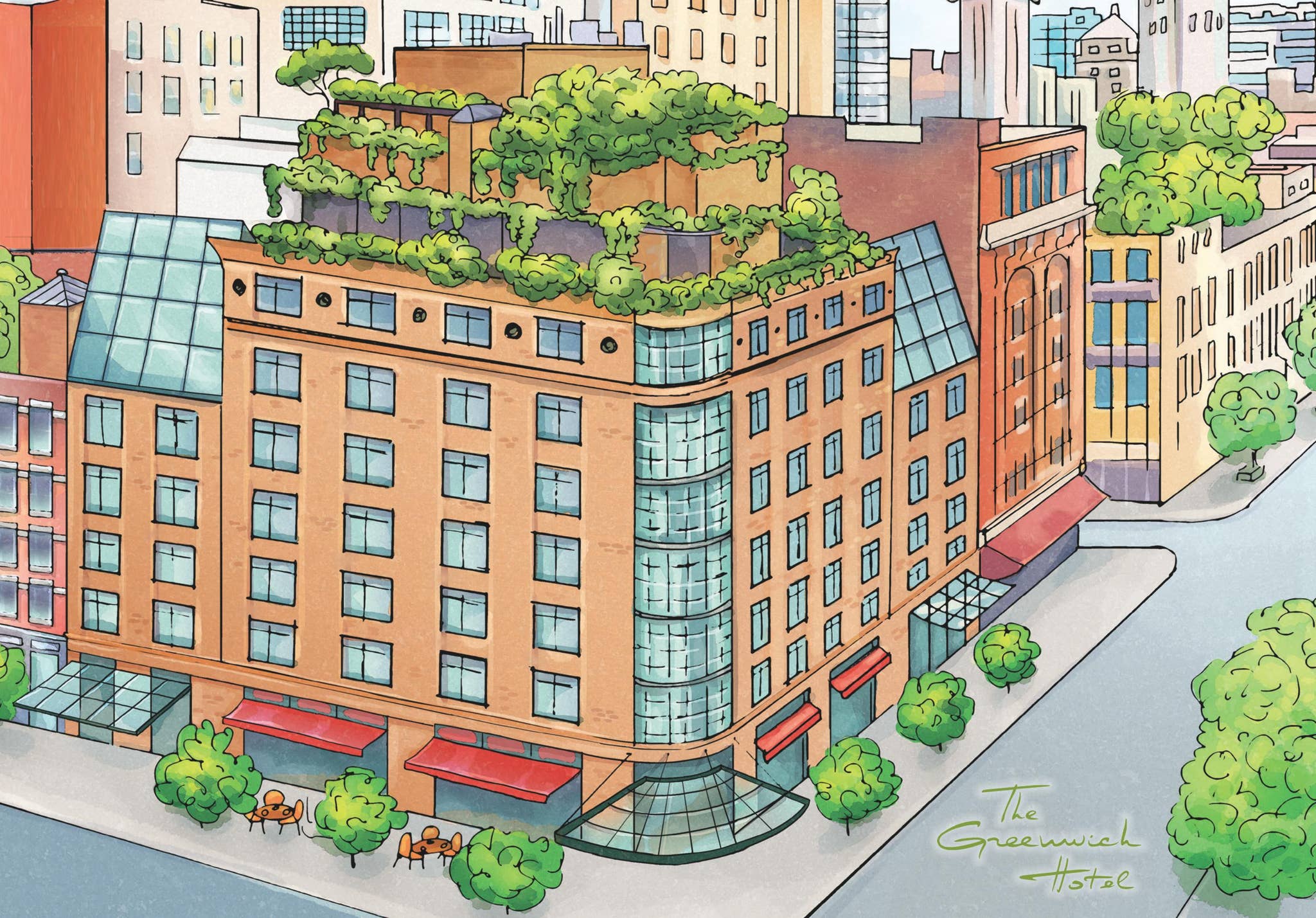 Greenwich Hotel Coloring Book by Color Our Town Press - Issuu