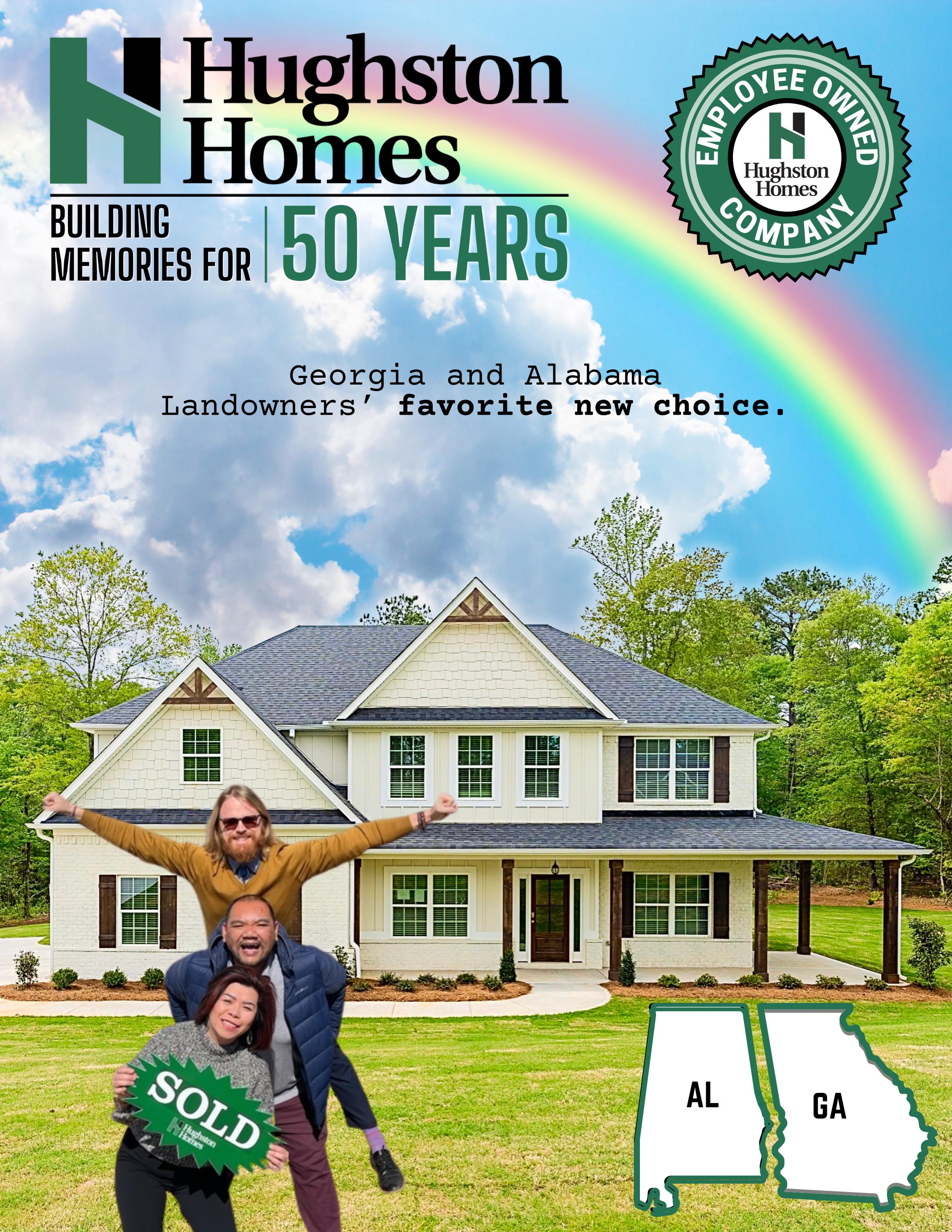 Georgia and Alabama Landowners' Favorite New Choice by Hughston Homes ...