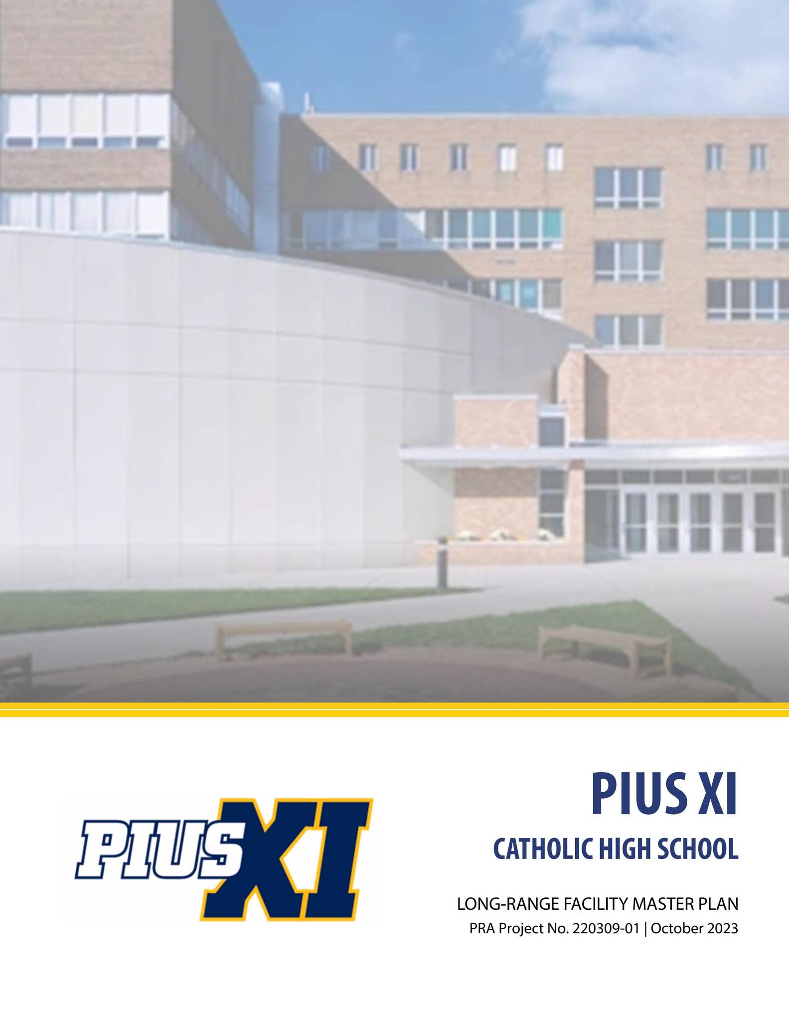 Pius XI Catholic High School Master Plan by Plunkett Raysich Architects ...