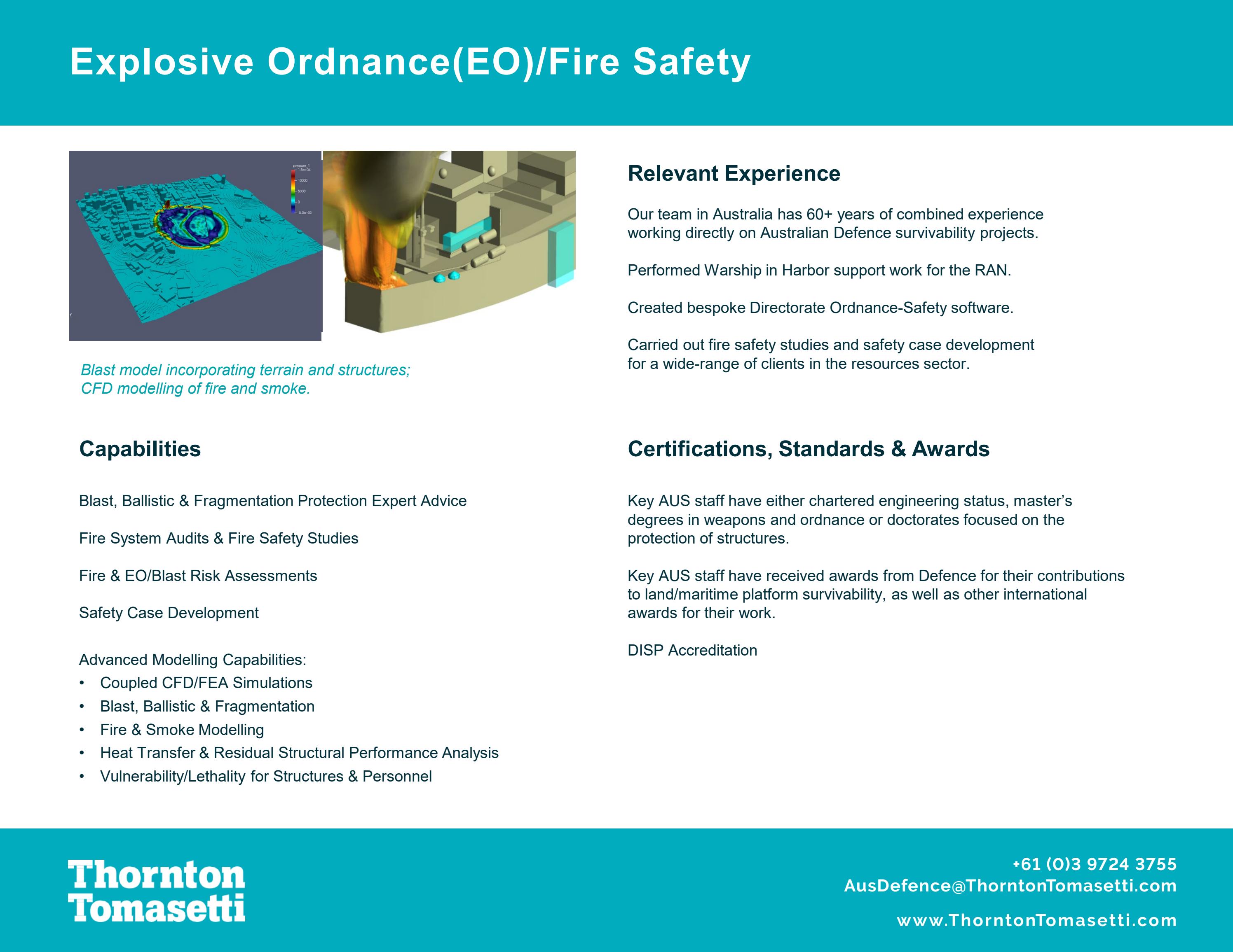 AU - Explosive Ordnance – Fire Safety by Thornton Tomasetti - Issuu
