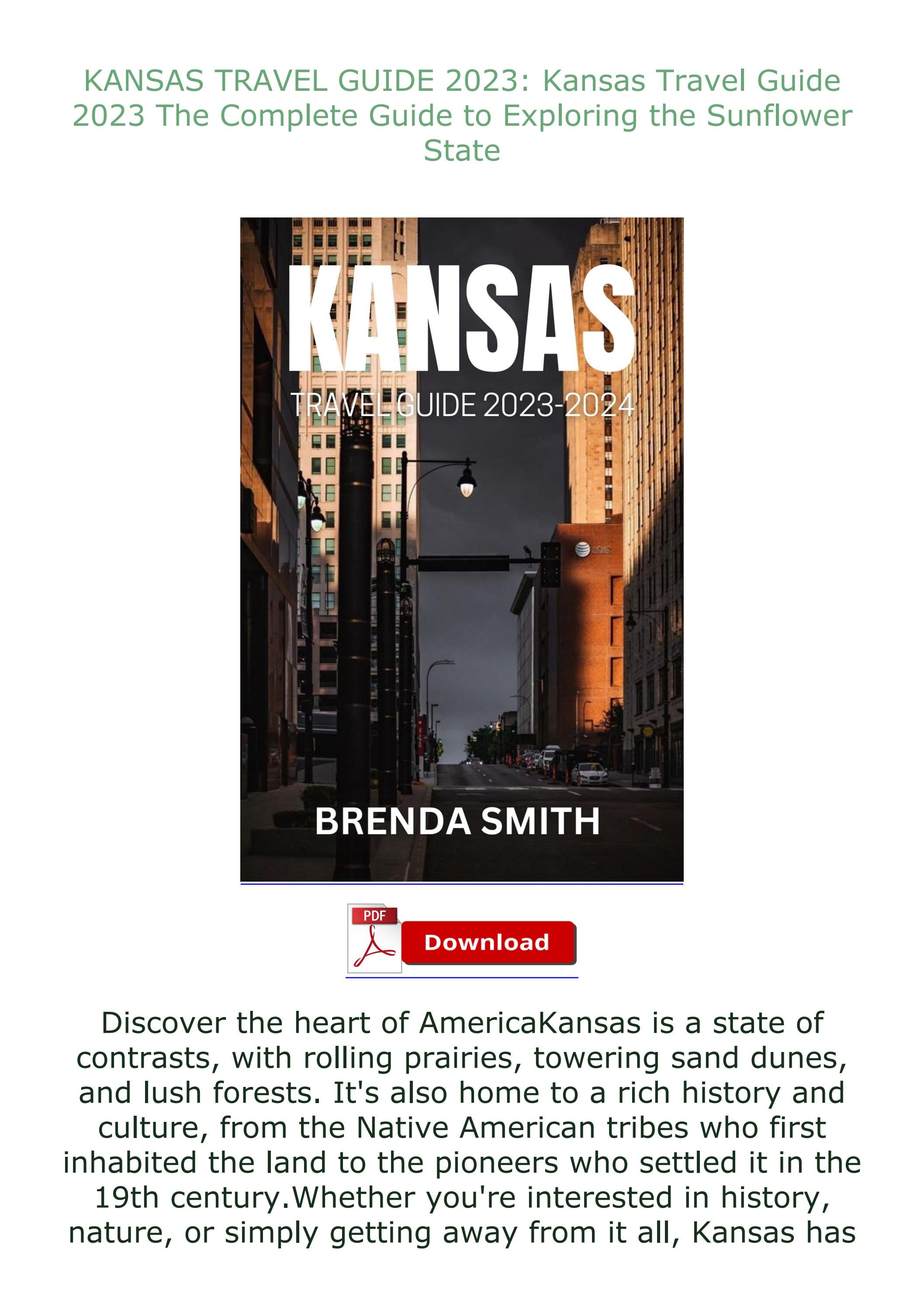 [EBOOK] READ KANSAS TRAVEL GUIDE 2023: Kansas Travel Guide 2023 The ...