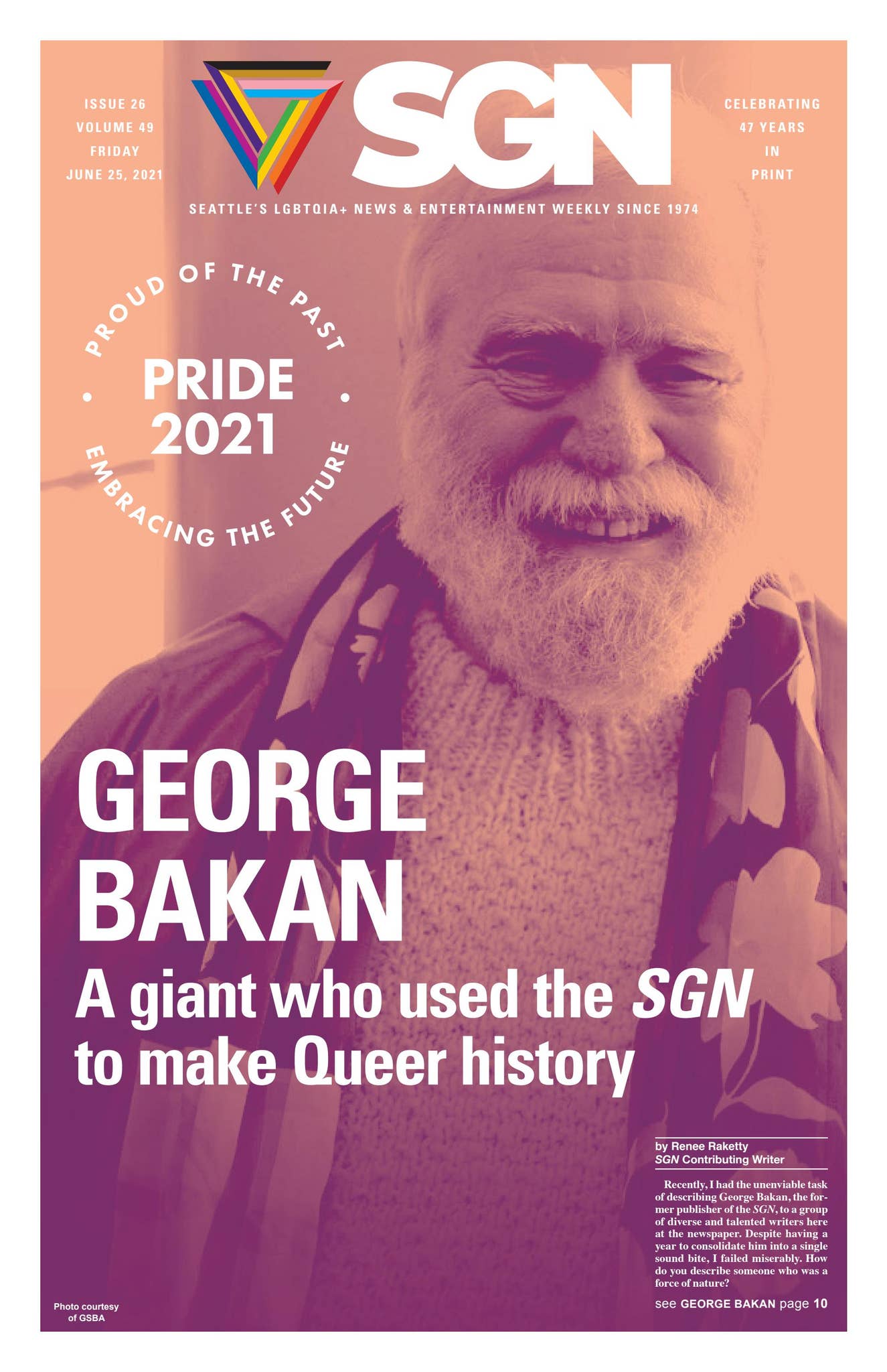 SGN June 25, 2021 - Pride - Section 1 by SGN (Seattle Gay News ...