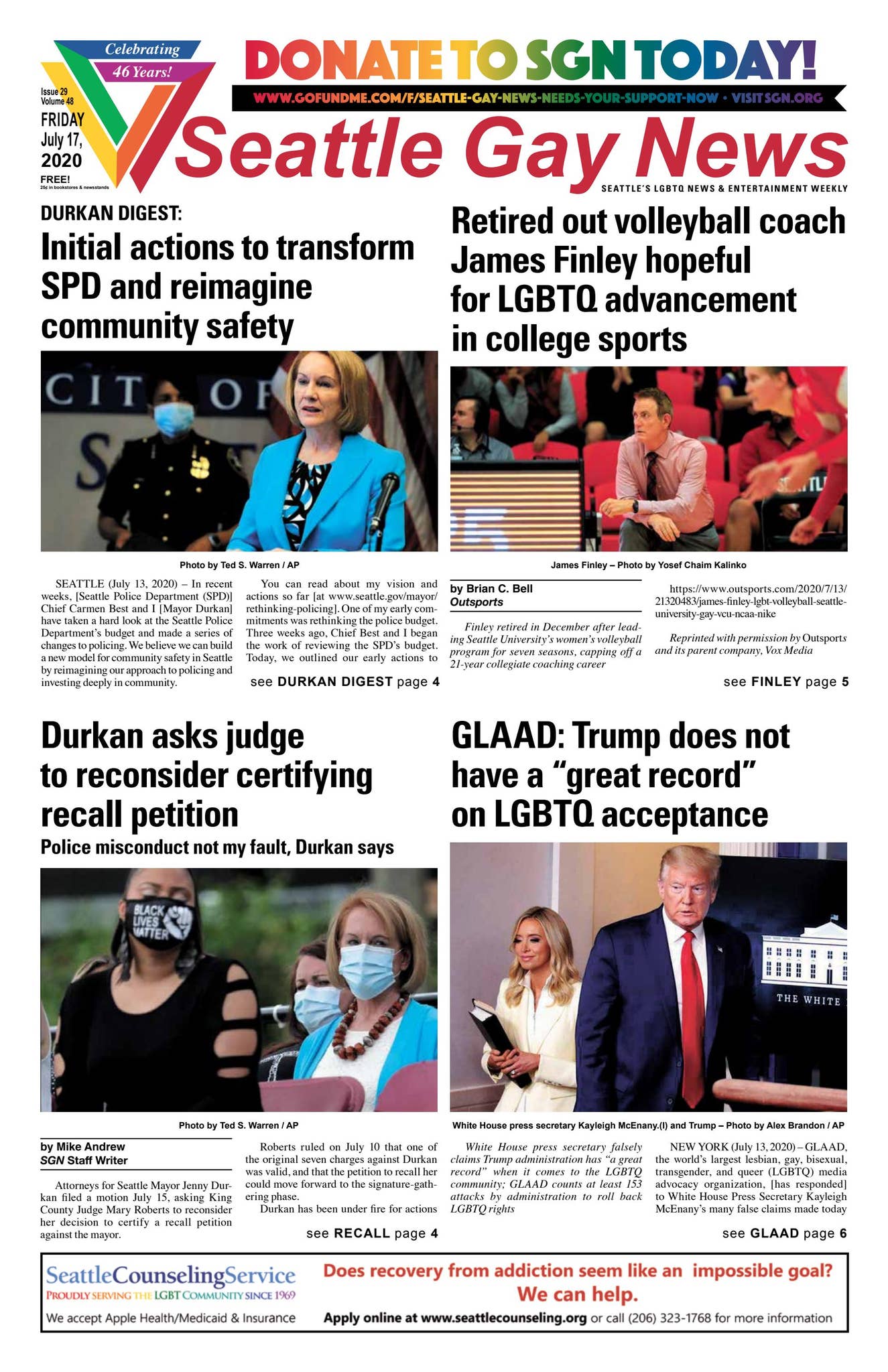 SGN July 17, 2020 by SGN (Seattle Gay News) Archives - Issuu