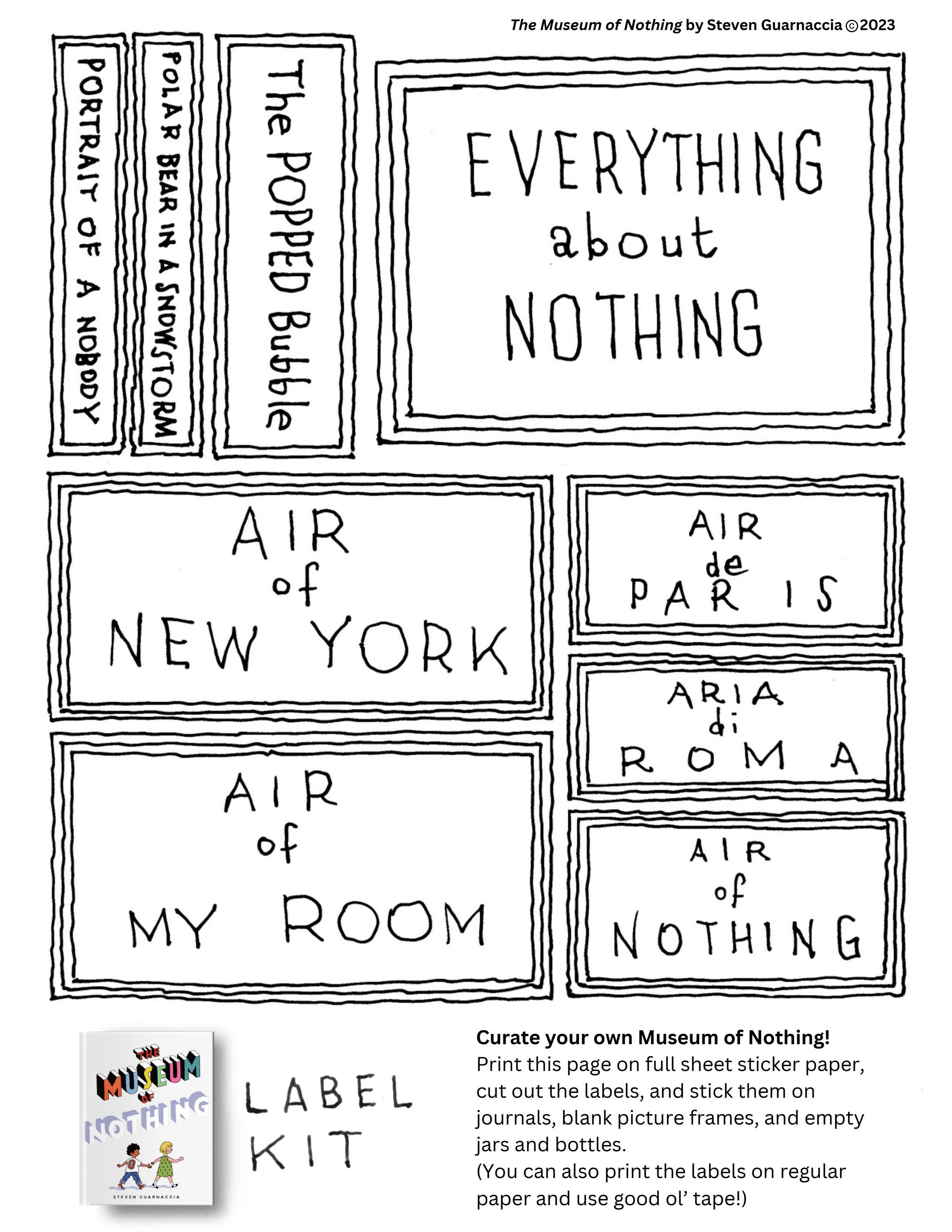 Create Your Own MUSEUM OF NOTHING by Astra Publishing House - Issuu