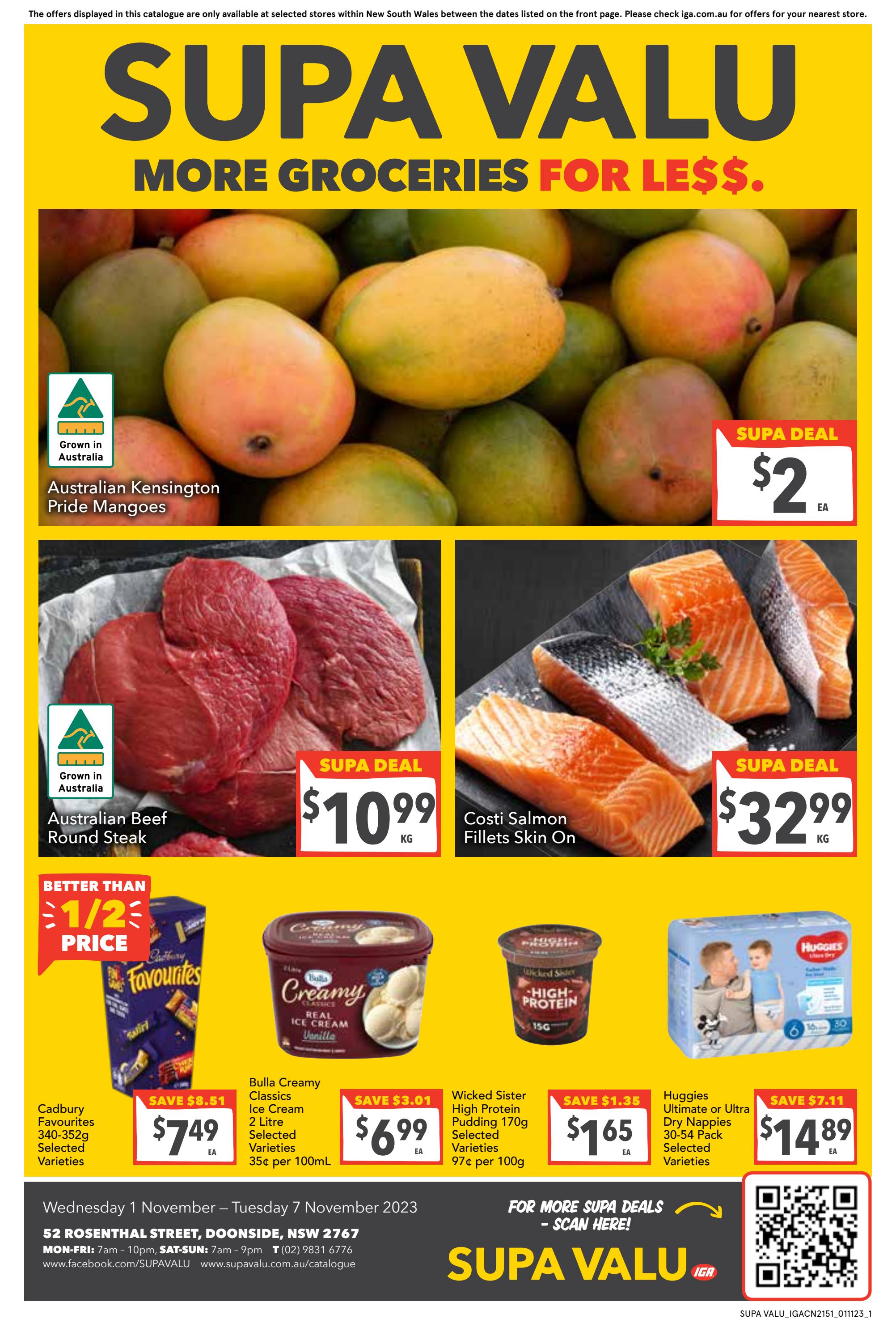 NSW – Supa Valu (Doonside) 1.11.23 by info-romeosretail.com - Issuu