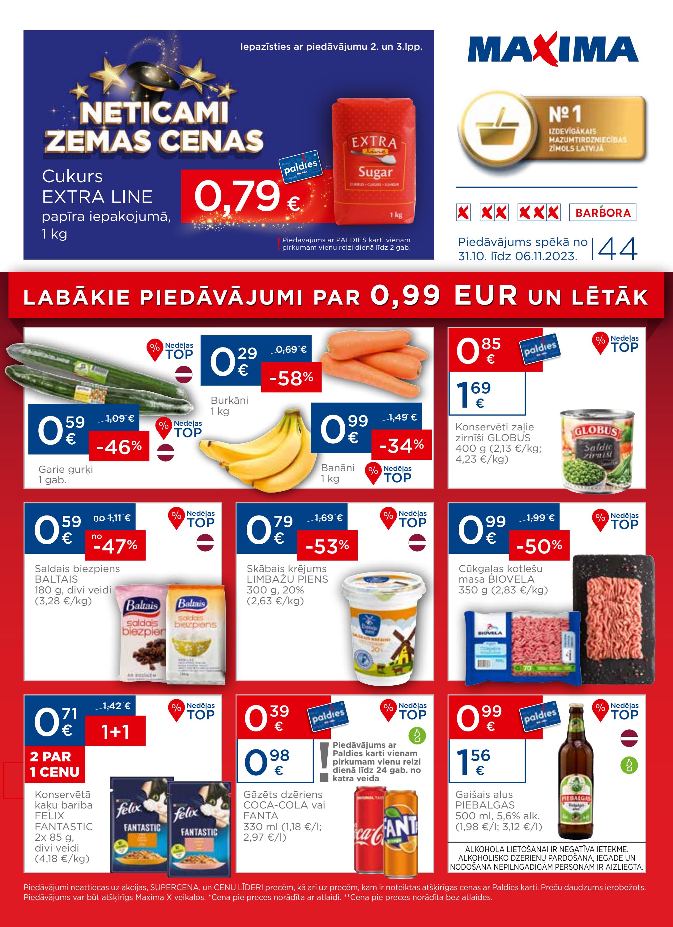 MAXIMA | X XX XXX | 31.10.-06.11.2023. by Maxima Latvija - Issuu