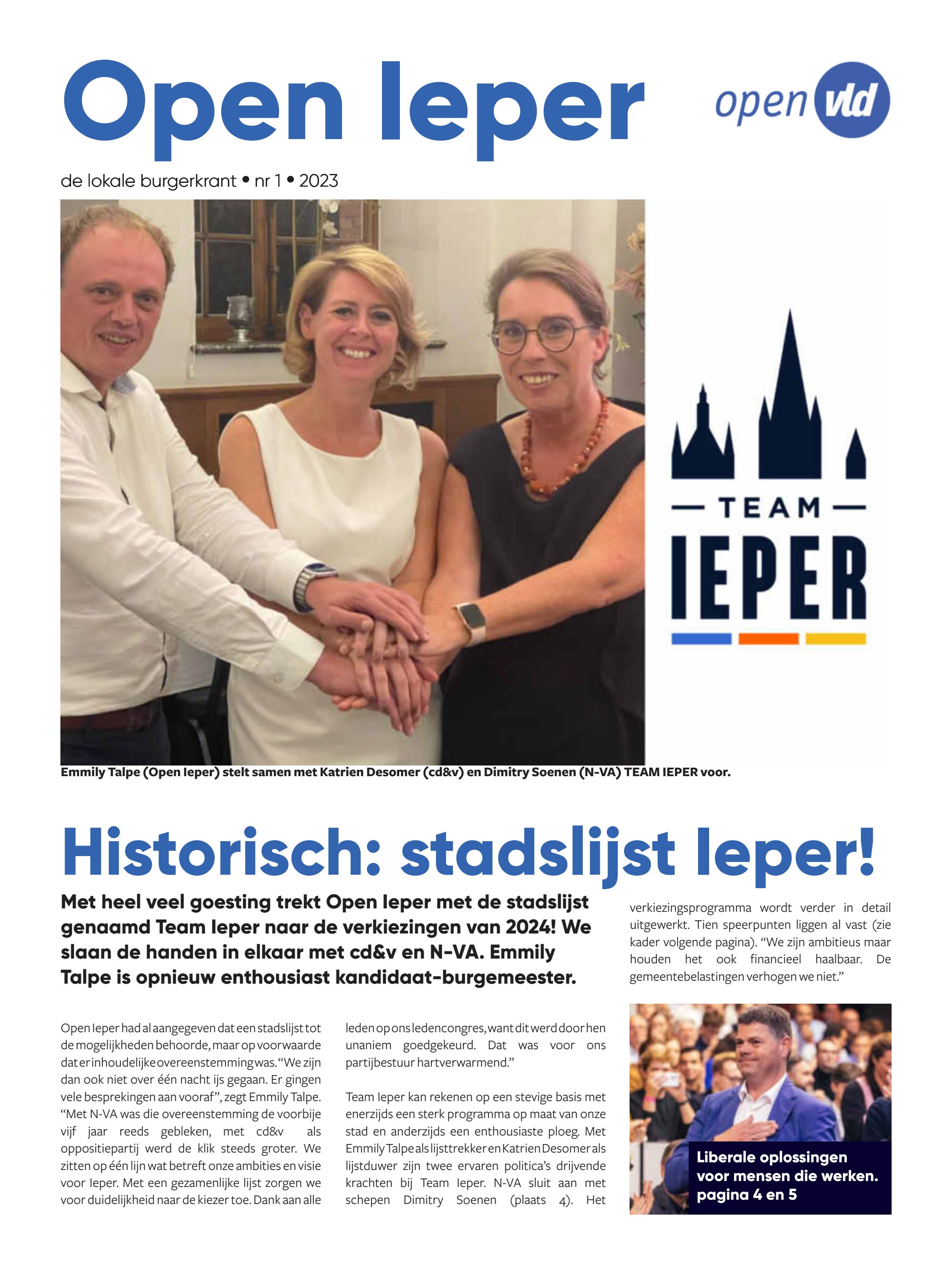 Oktober 2023 - Ieper by Open Vld Lokaal - Issuu