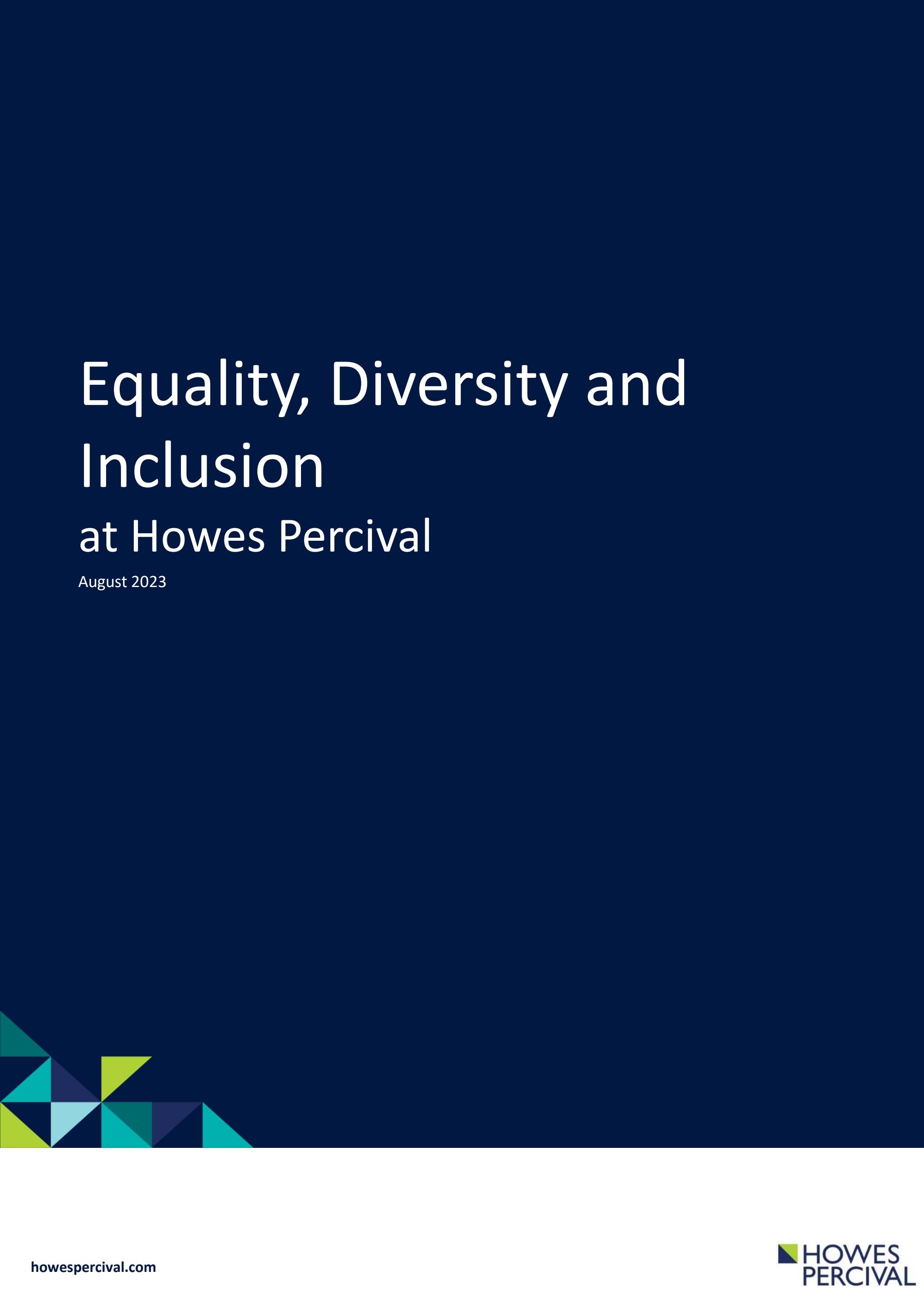 HP Equality, Diversity and Inclusion Report 2023 by natalie.clarke - Issuu
