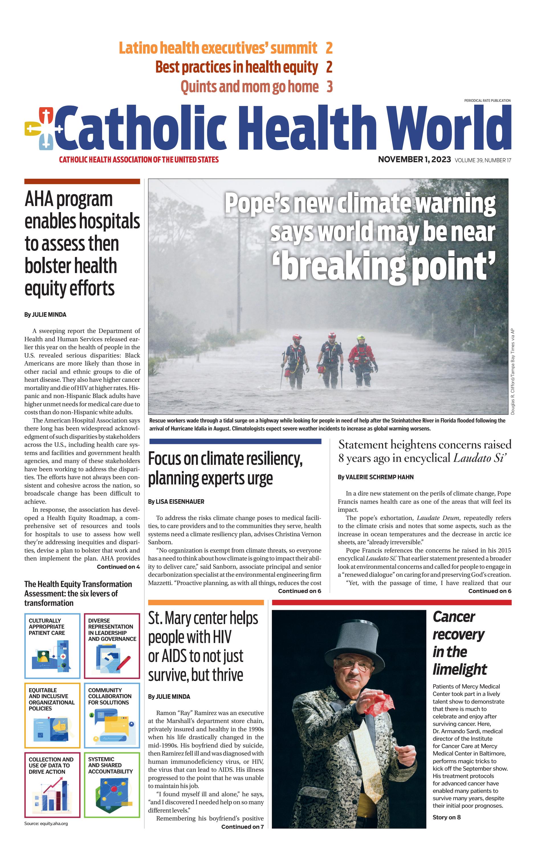 Catholic Health World - November 1, 2023 by Catholic Health Association ...