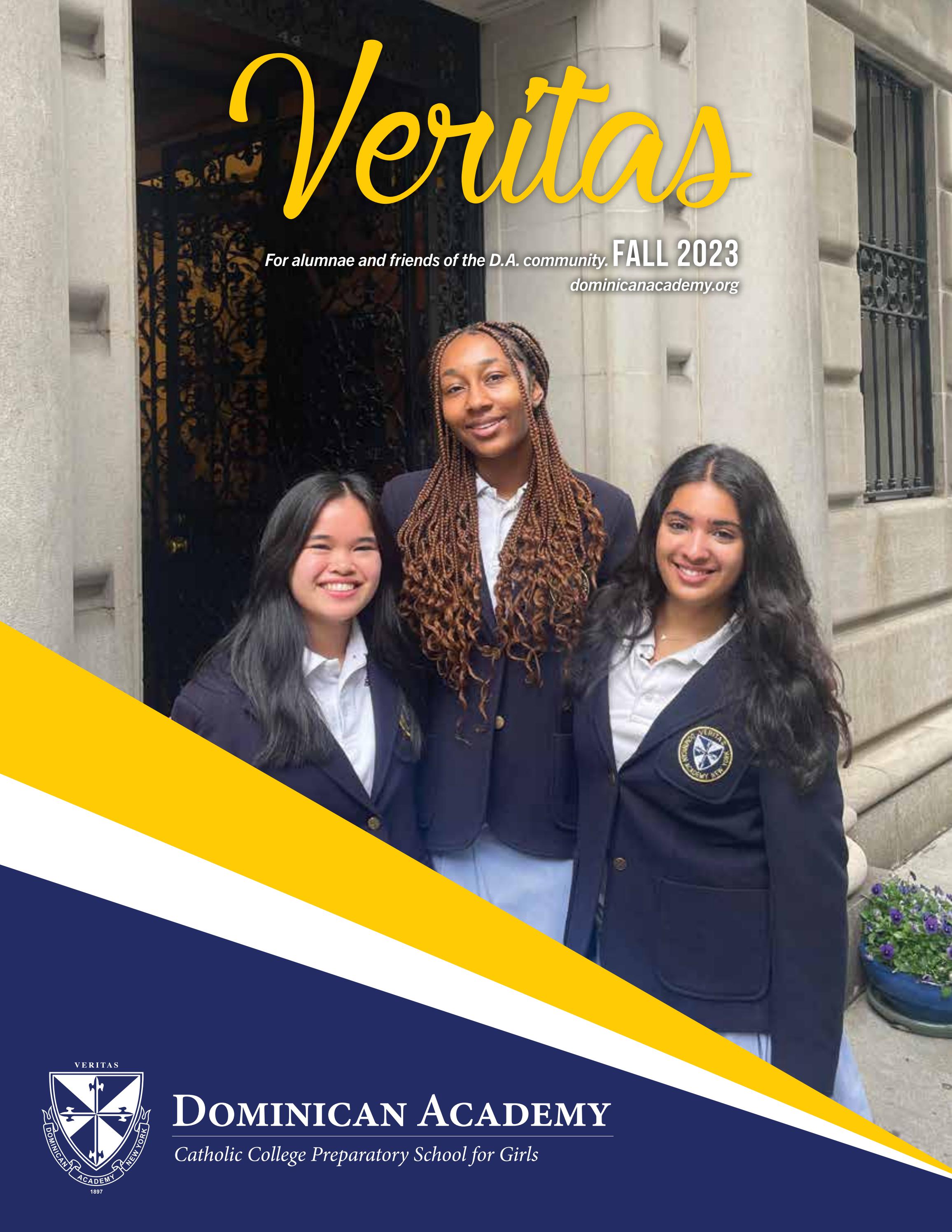Veritas Fall 2023 by Dominican Academy - Issuu