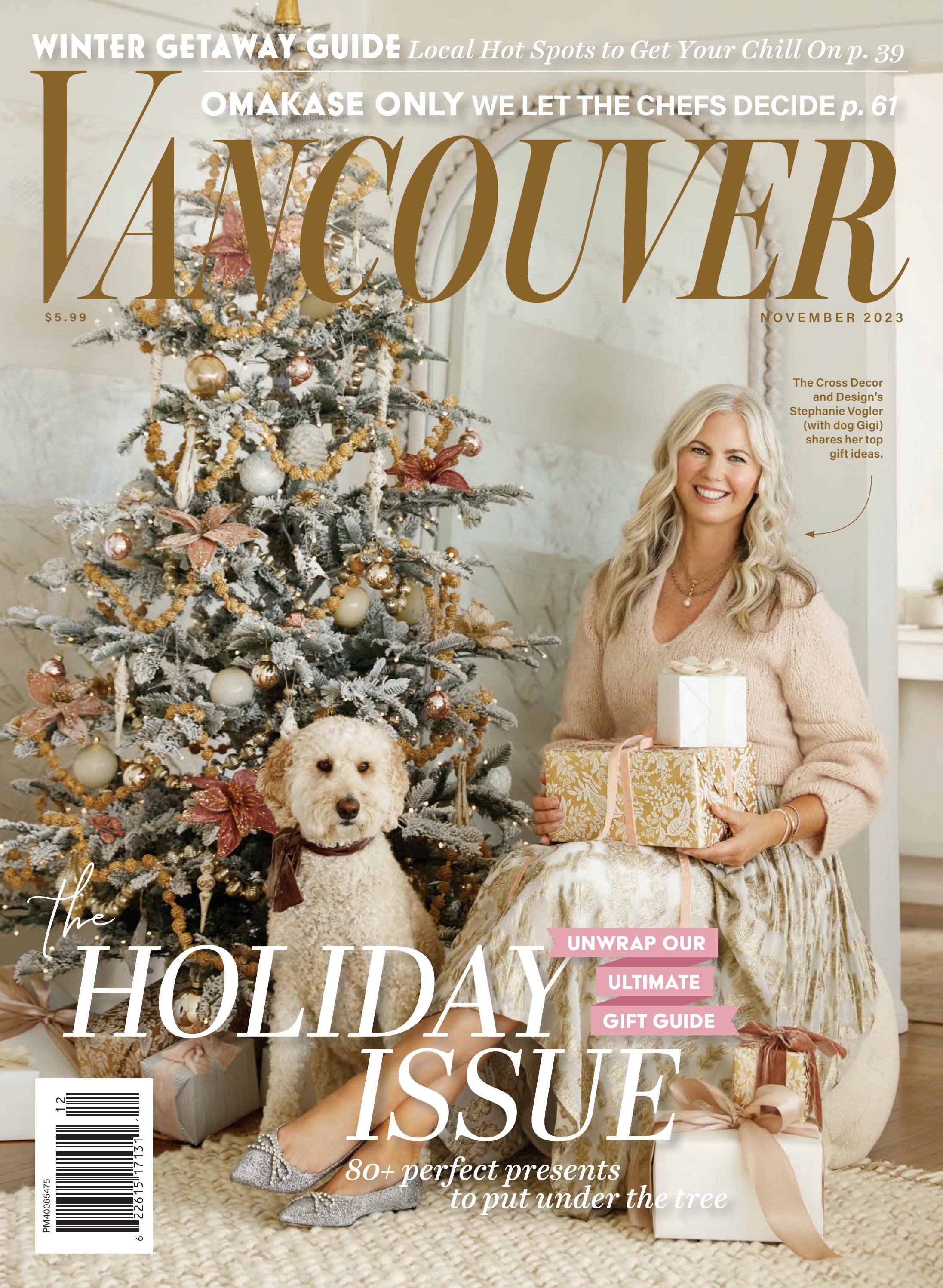 Vancouver Magazine November/December 2023 by Canada Wide Media - Issuu