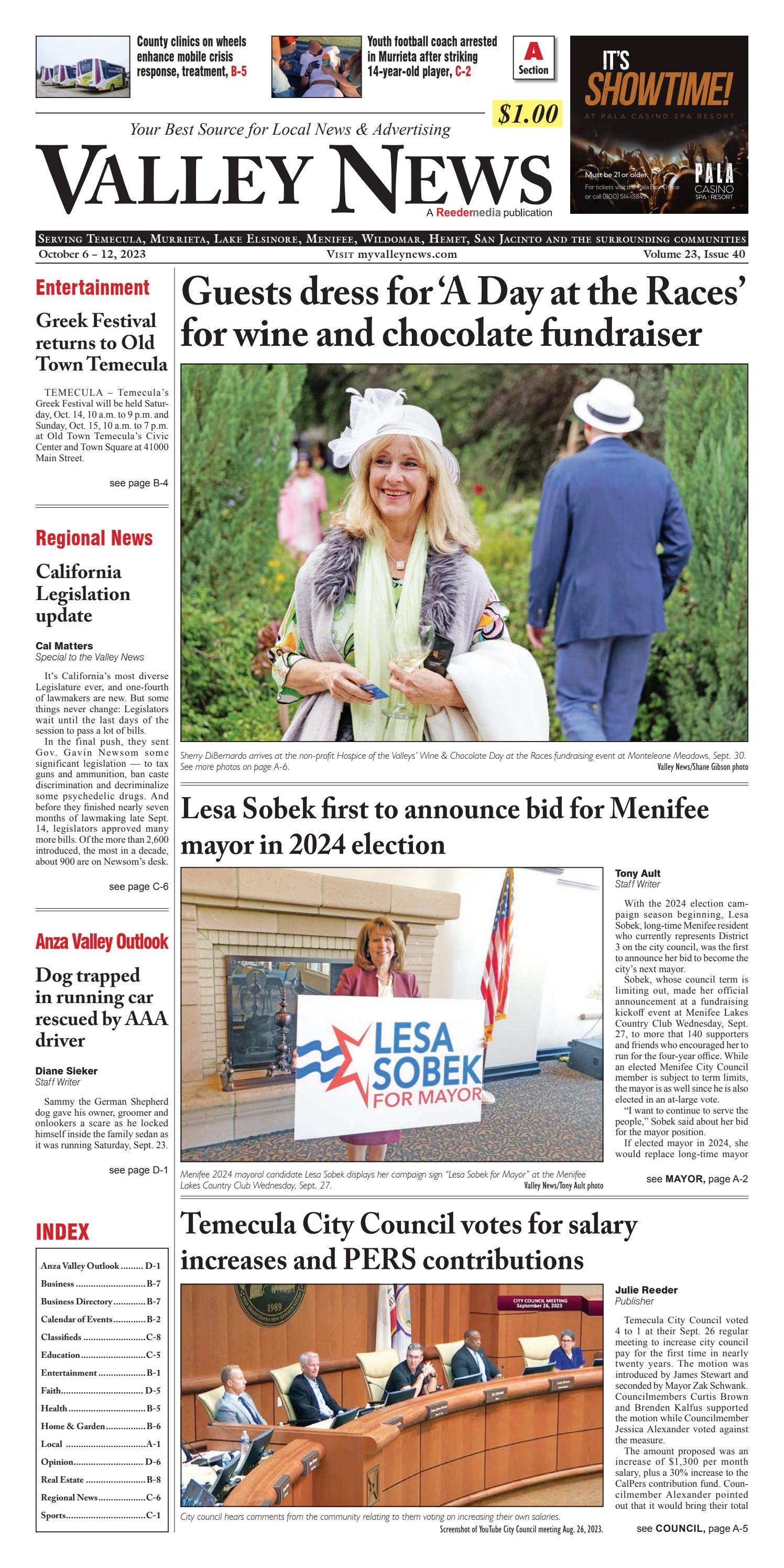 Valley News - October 6, 2023 by Village News, Inc. - Issuu