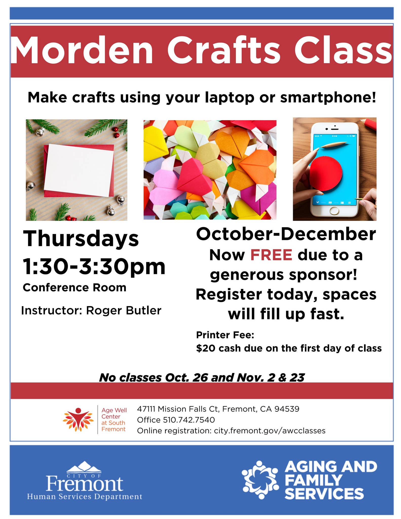 Morden Crafts Class by City of Fremont | Human Services Department - Issuu