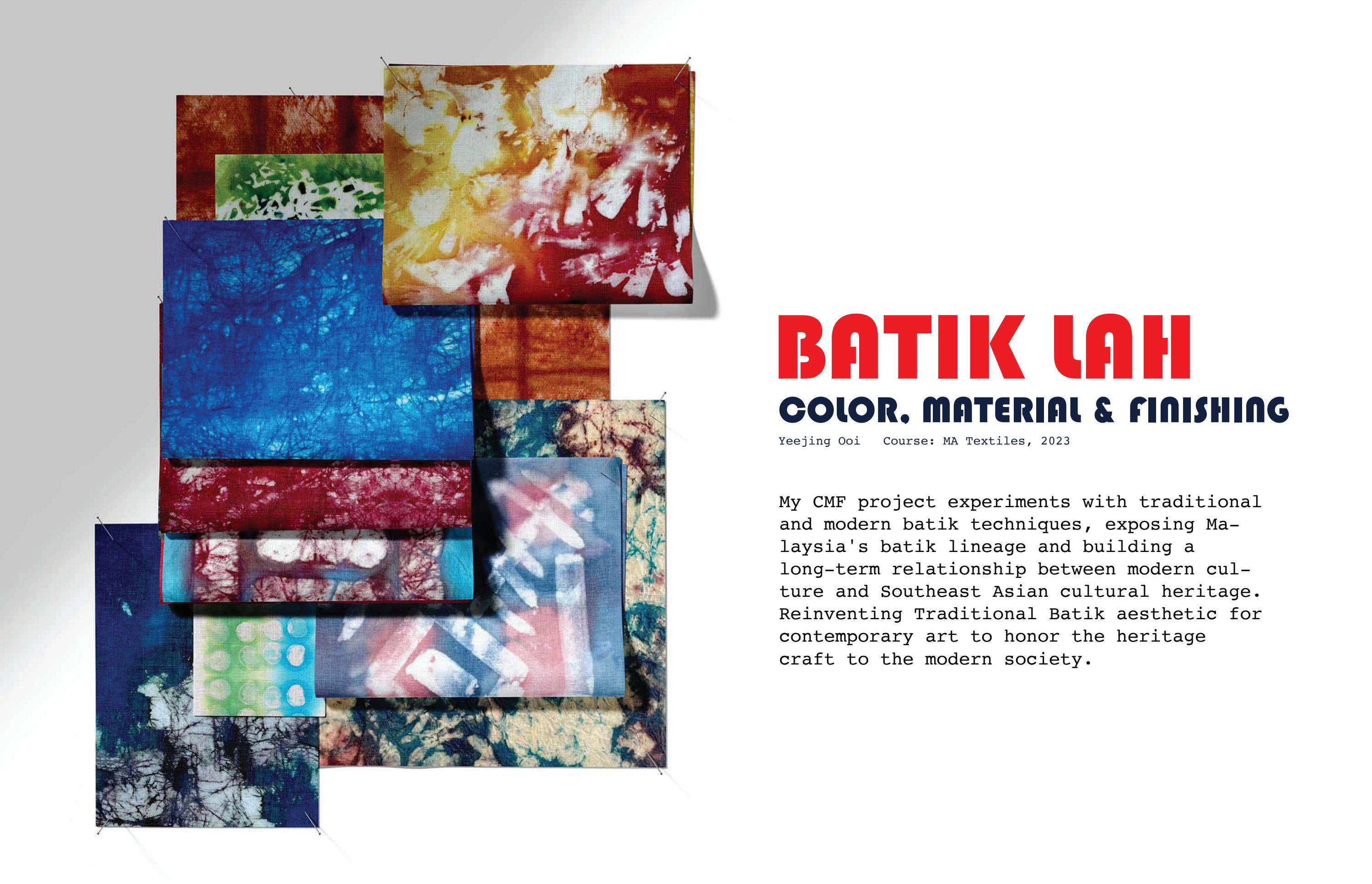Ma Textile. Batik Lah & Batik Me Design Portfolio by yeejing ooi - Issuu