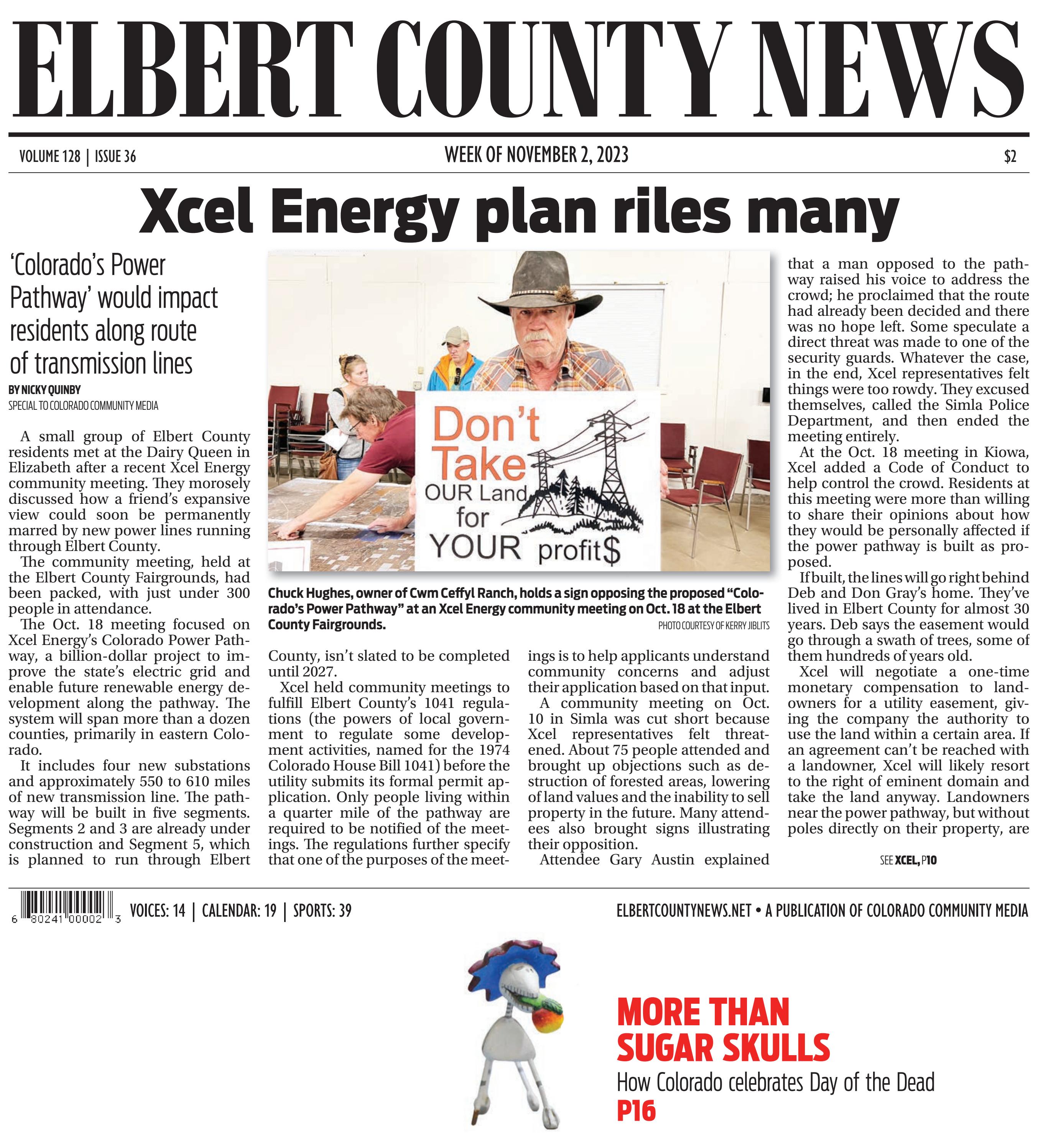 Elbert County News November 2, 2023 by Colorado Community Media - Issuu