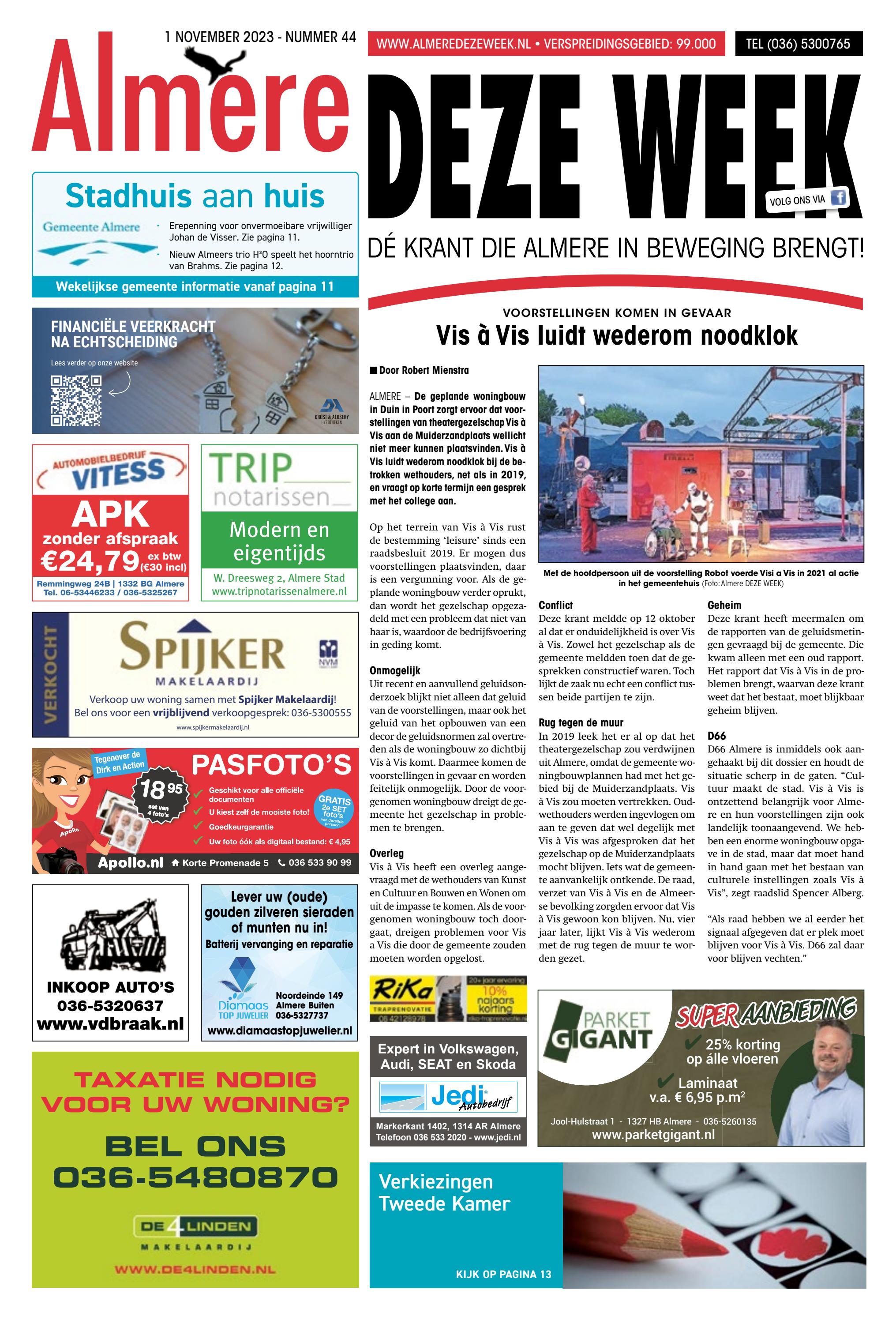 Almere DEZE WEEK - Week 44 by Almere DEZE WEEK - Issuu