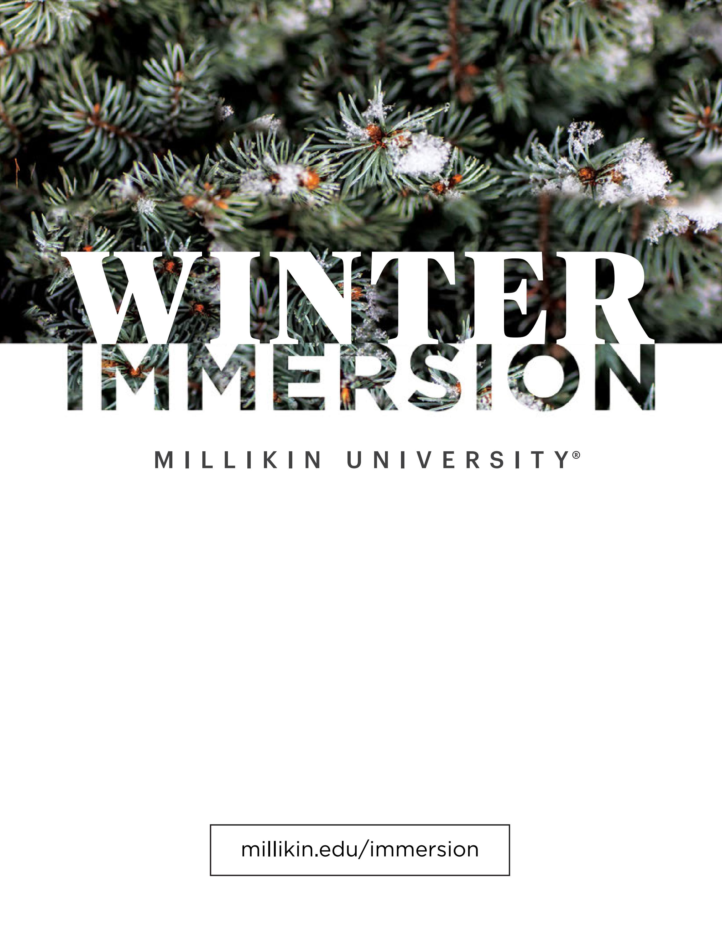 Winter Immersion Bulletin 2024 by Millikin University - Issuu