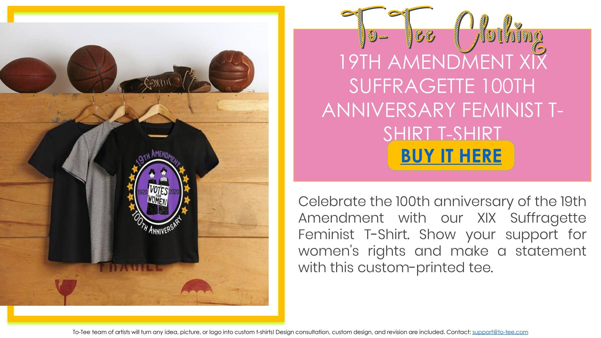 19th Amendment XIX Suffragette 100th Anniversary Feminist T-Shirt t ...