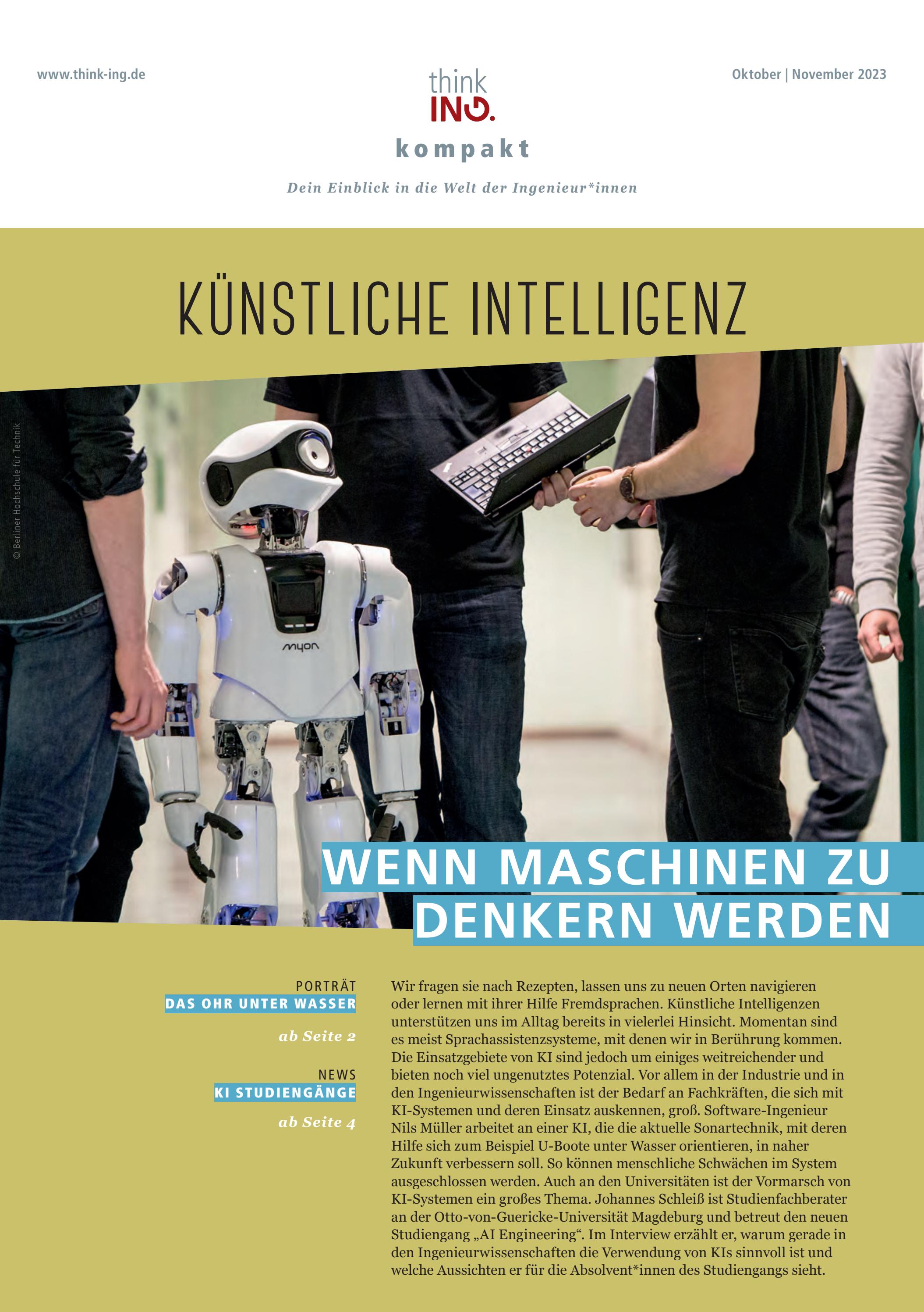 Künstliche Intelligenz - think ING. kompakt 10/11 | 2023 by ...