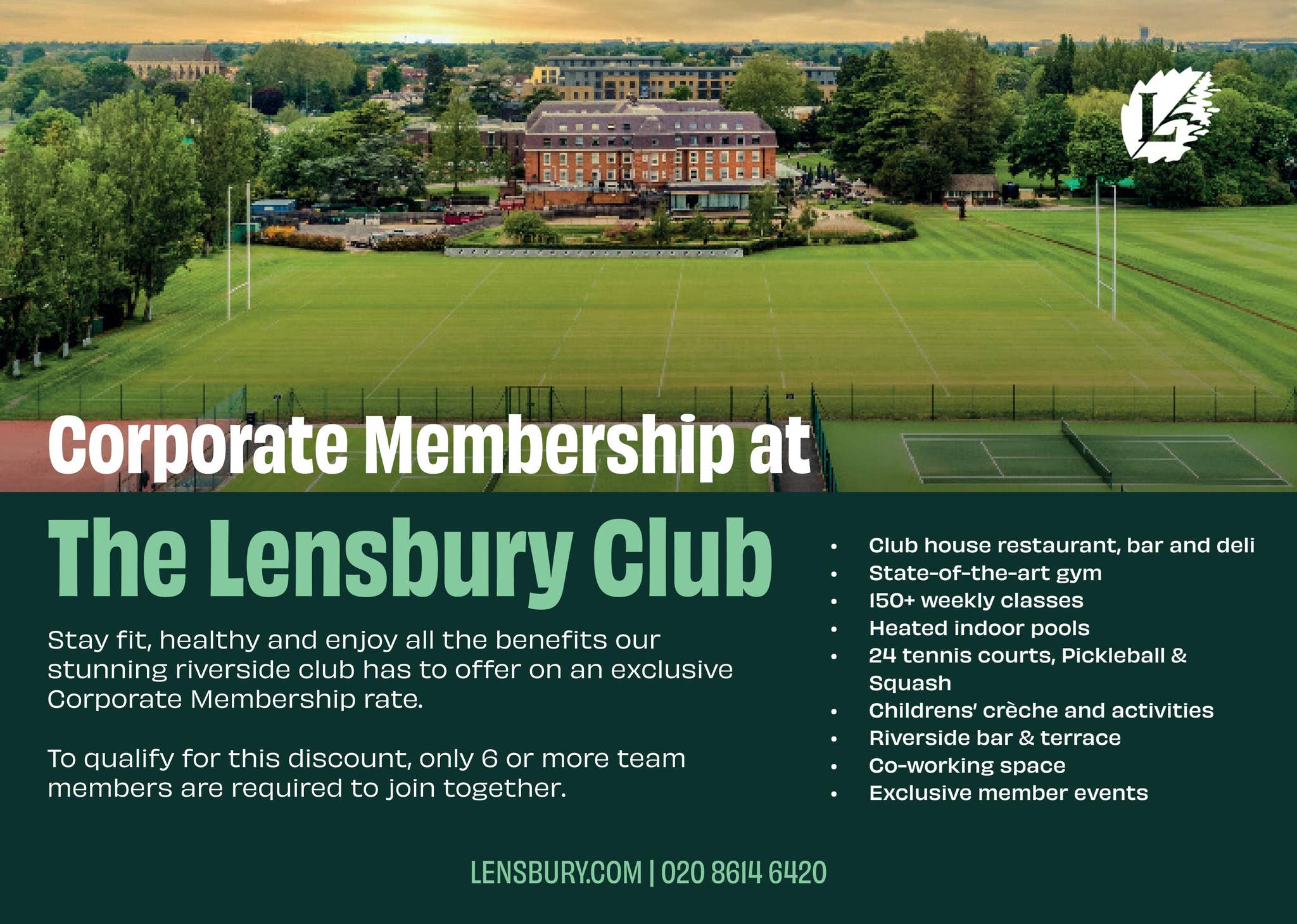 The Lensbury Corporate Membership by The Lensbury - Issuu