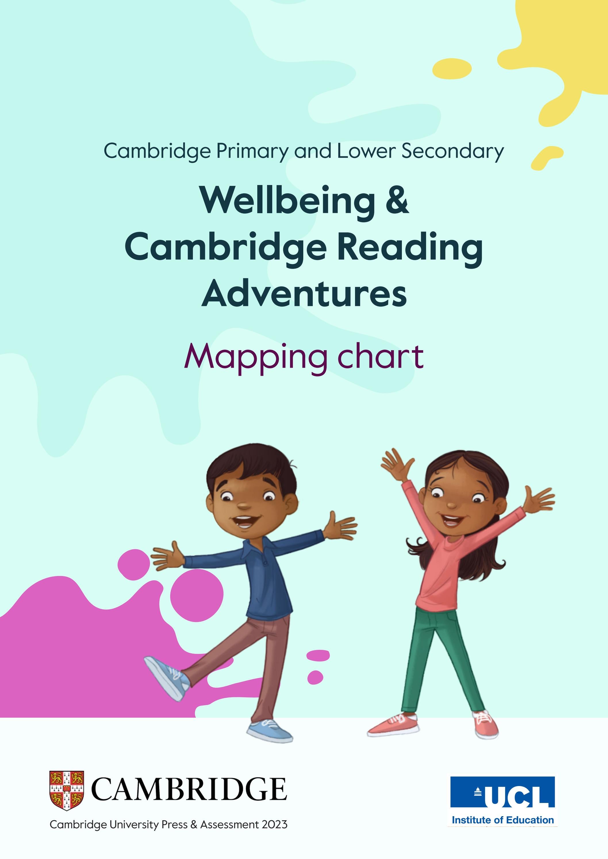 Wellbeing & Cambridge Reading Adventures Mapping chart by Cambridge ...