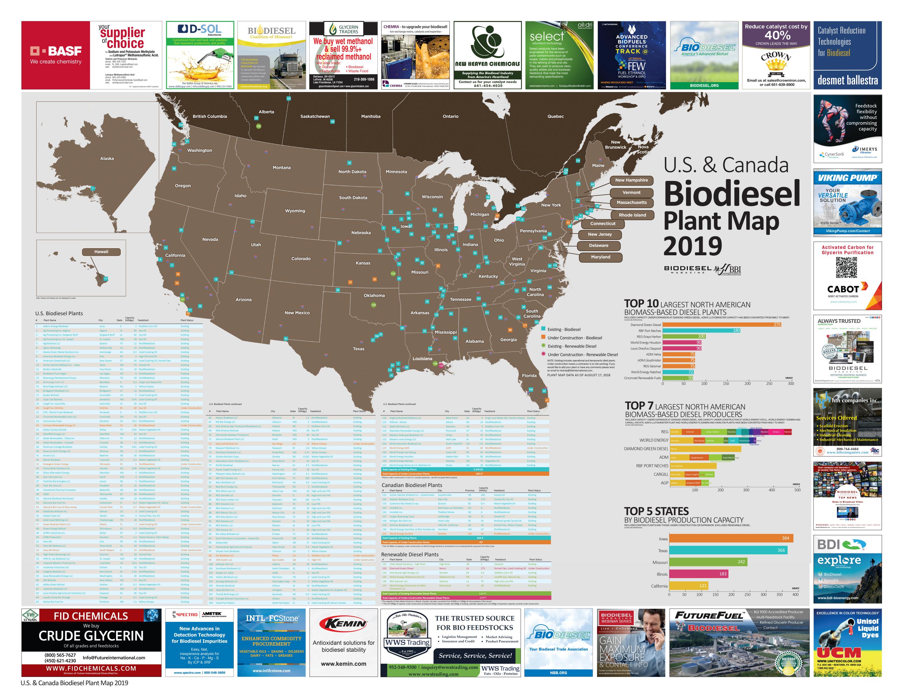 2019 Biodiesel Plant Map by BBI International - Issuu