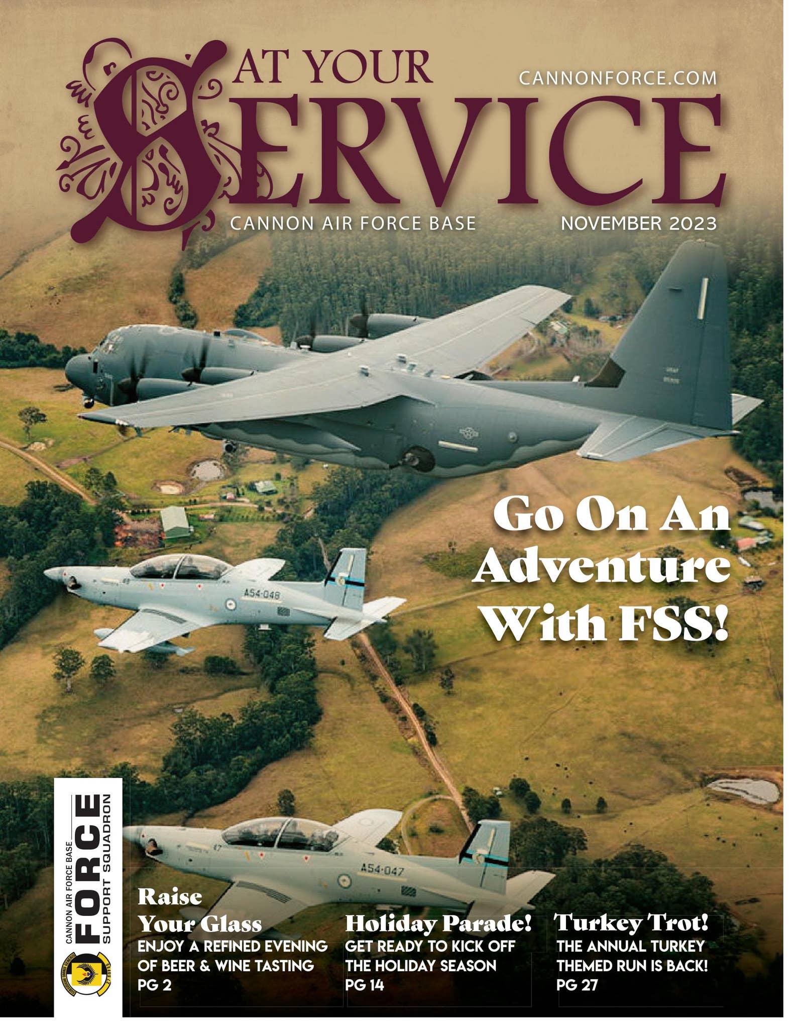 November 2023 At Your Service Magazine by Cannon AFB FSS - Issuu