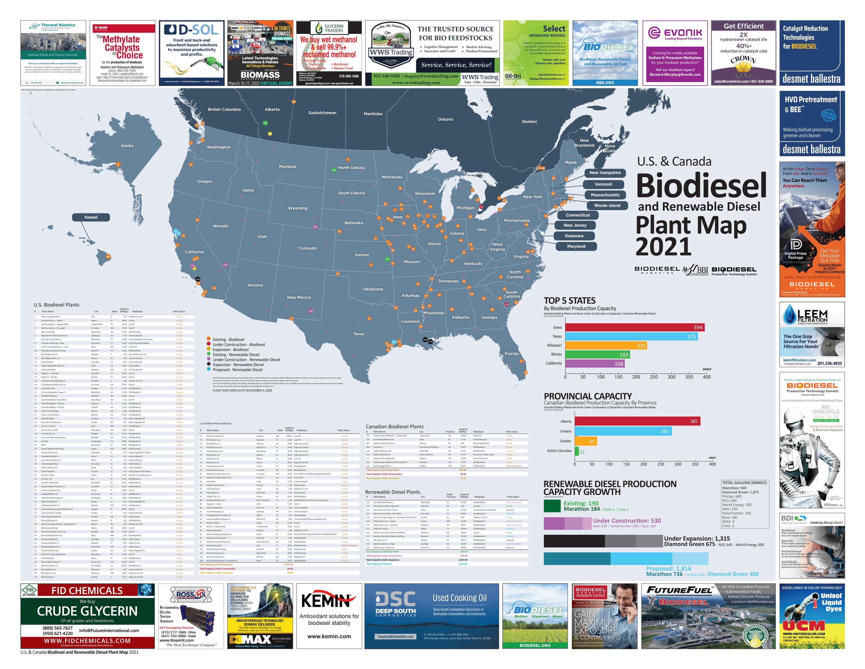 2021 Biodiesel Plant Map by BBI International - Issuu