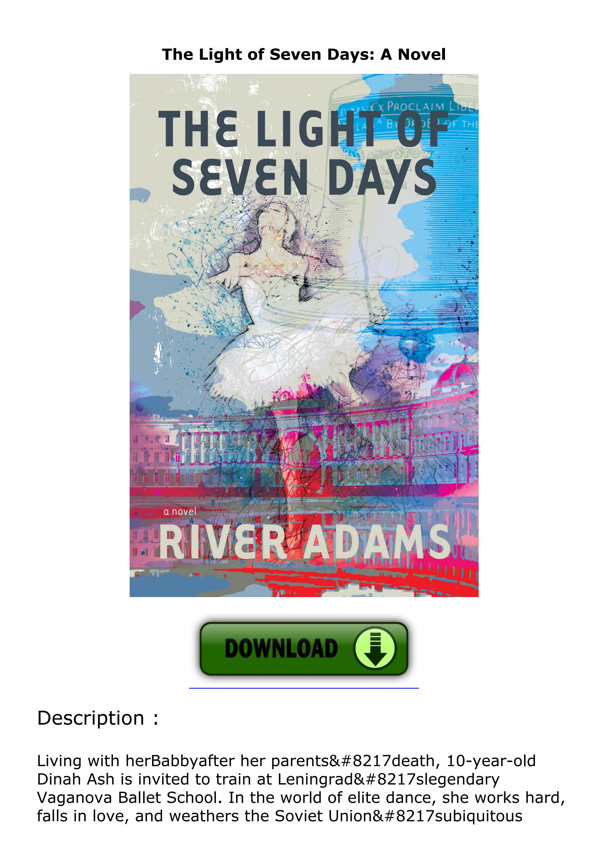 [PDF READ ONLINE] The Light of Seven Days: A Novel by anastaciagilliomh ...