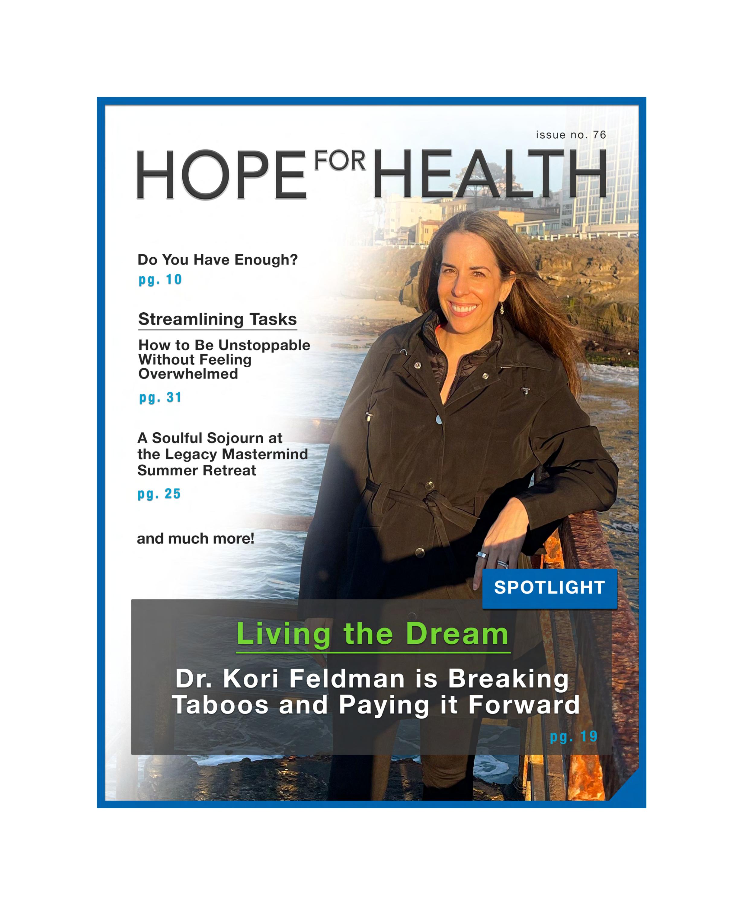 Hope For Health no. 76 by freedompracticecoaching - Issuu
