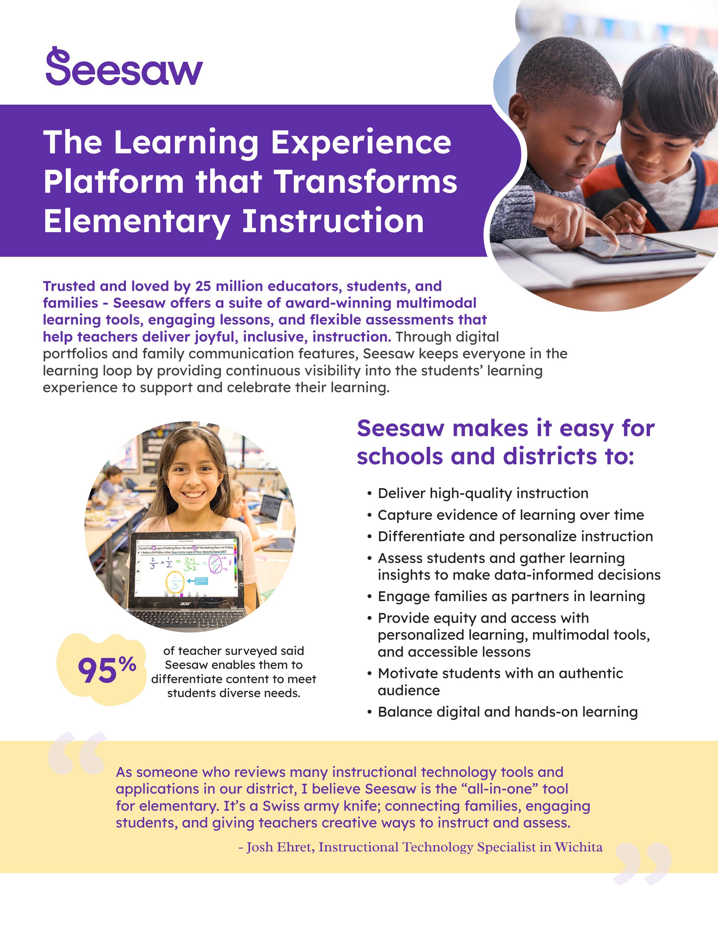 The Learning Experience Platform That Transforms Elementary Instruction ...