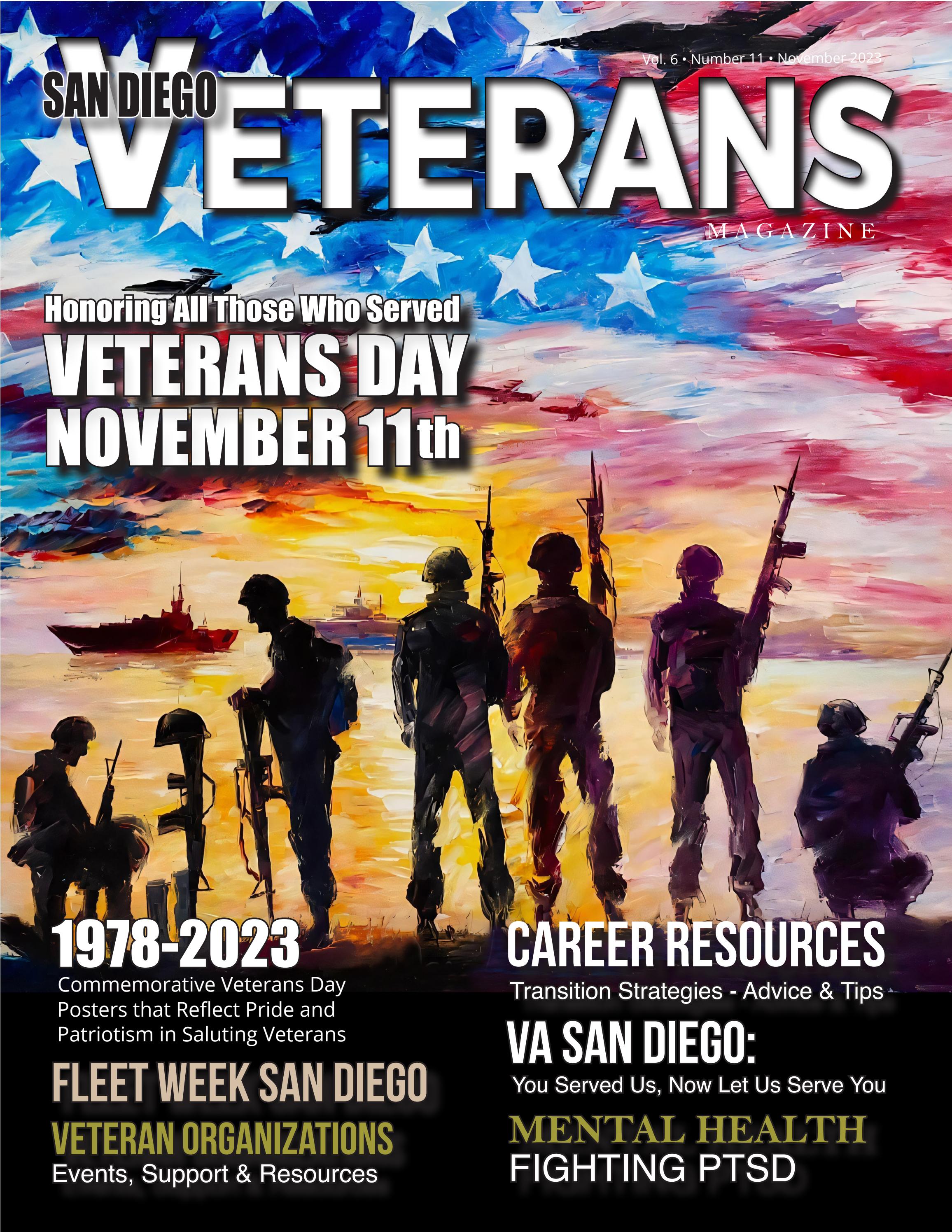 San Diego Veterans Magazine November 2023 by HOMELAND MAGAZINE - Issuu