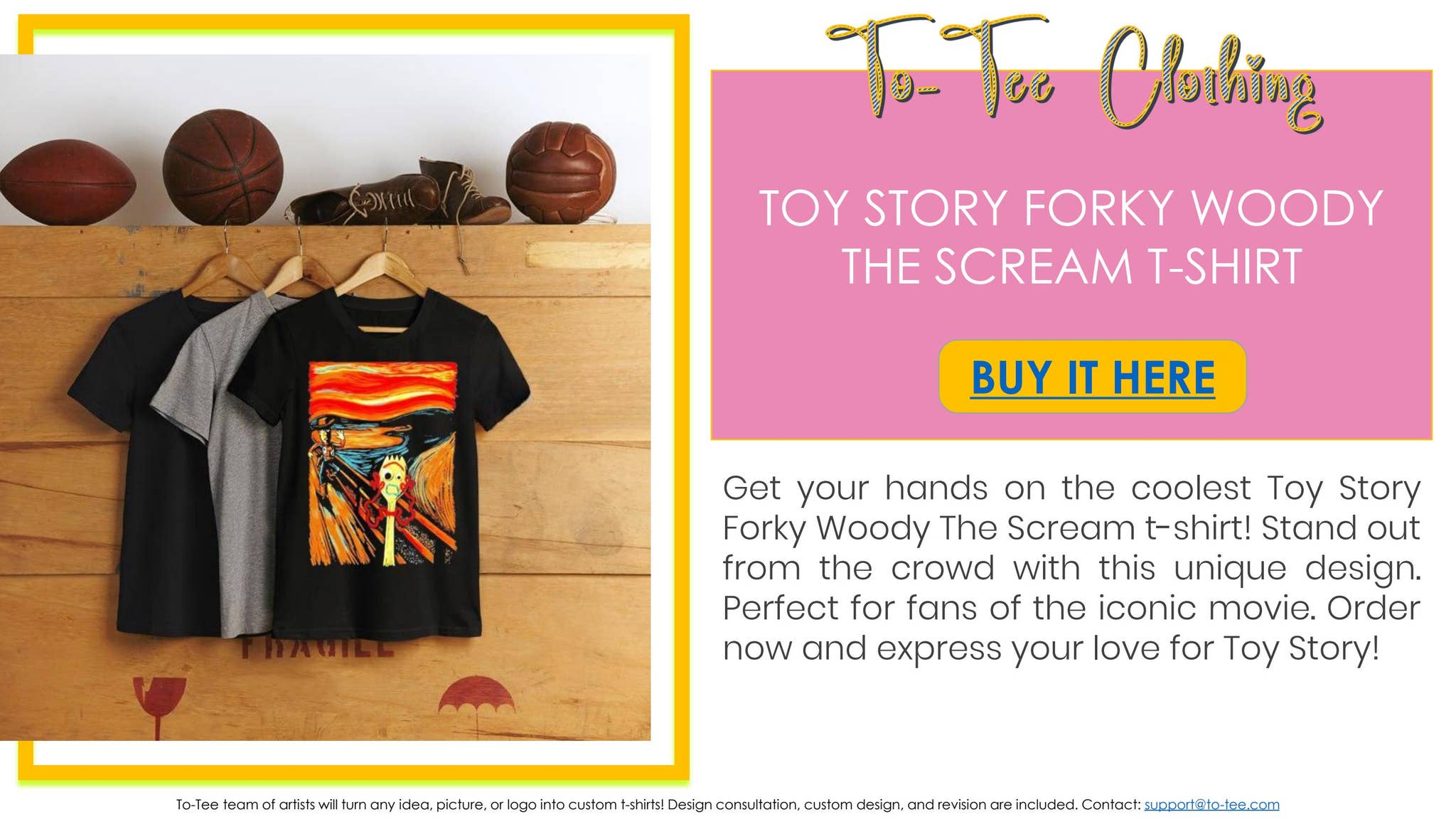 Toy Story Forky Woody The Scream t-shirt by Matthewteeshirts - Issuu