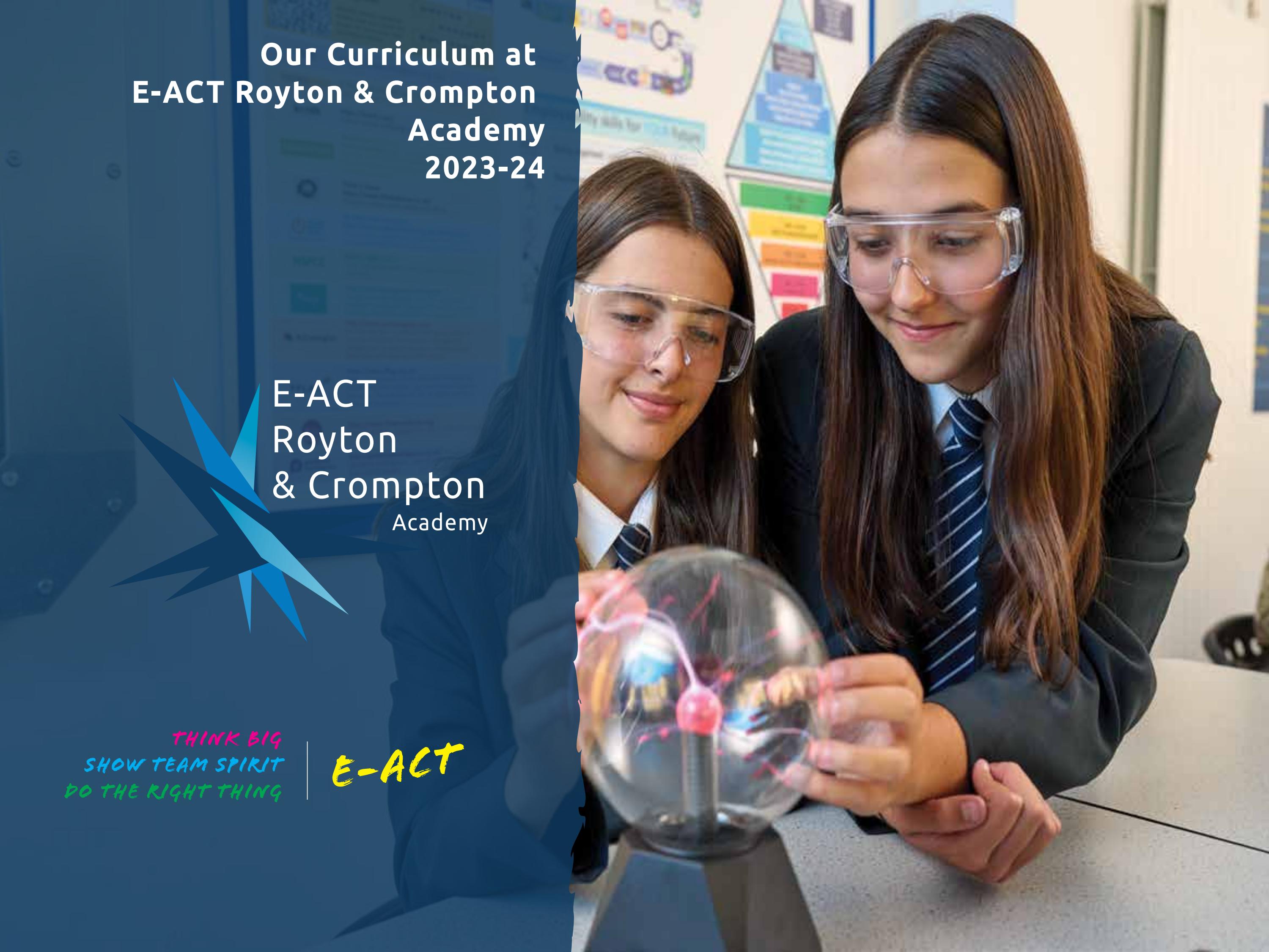 Our Curriculum at E-ACT Royton & Crompton Academy 2023-4 by E-ACT - Issuu