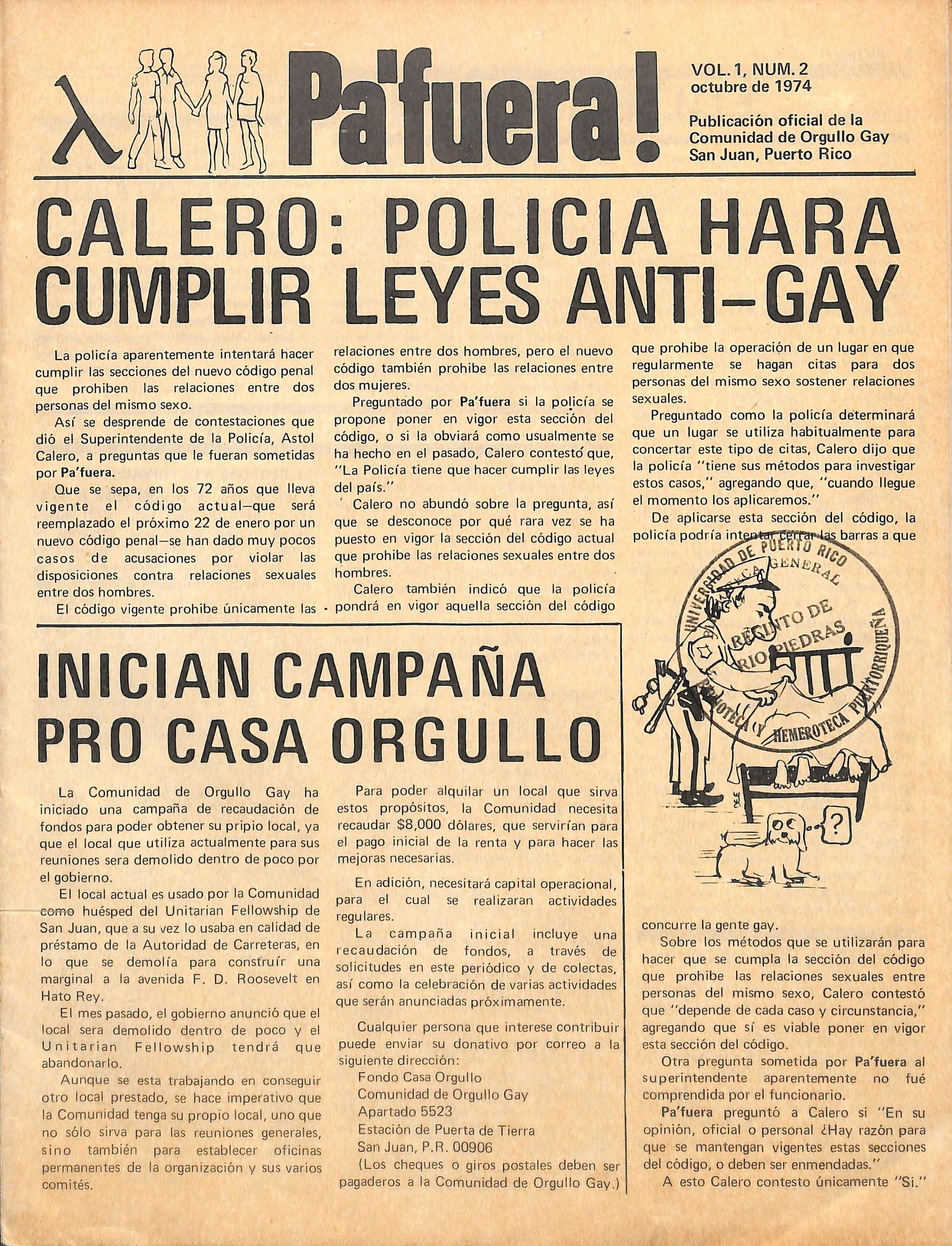 Pa'Fuera! (oct. 1974) by La Colección Puertorriqueña - Issuu