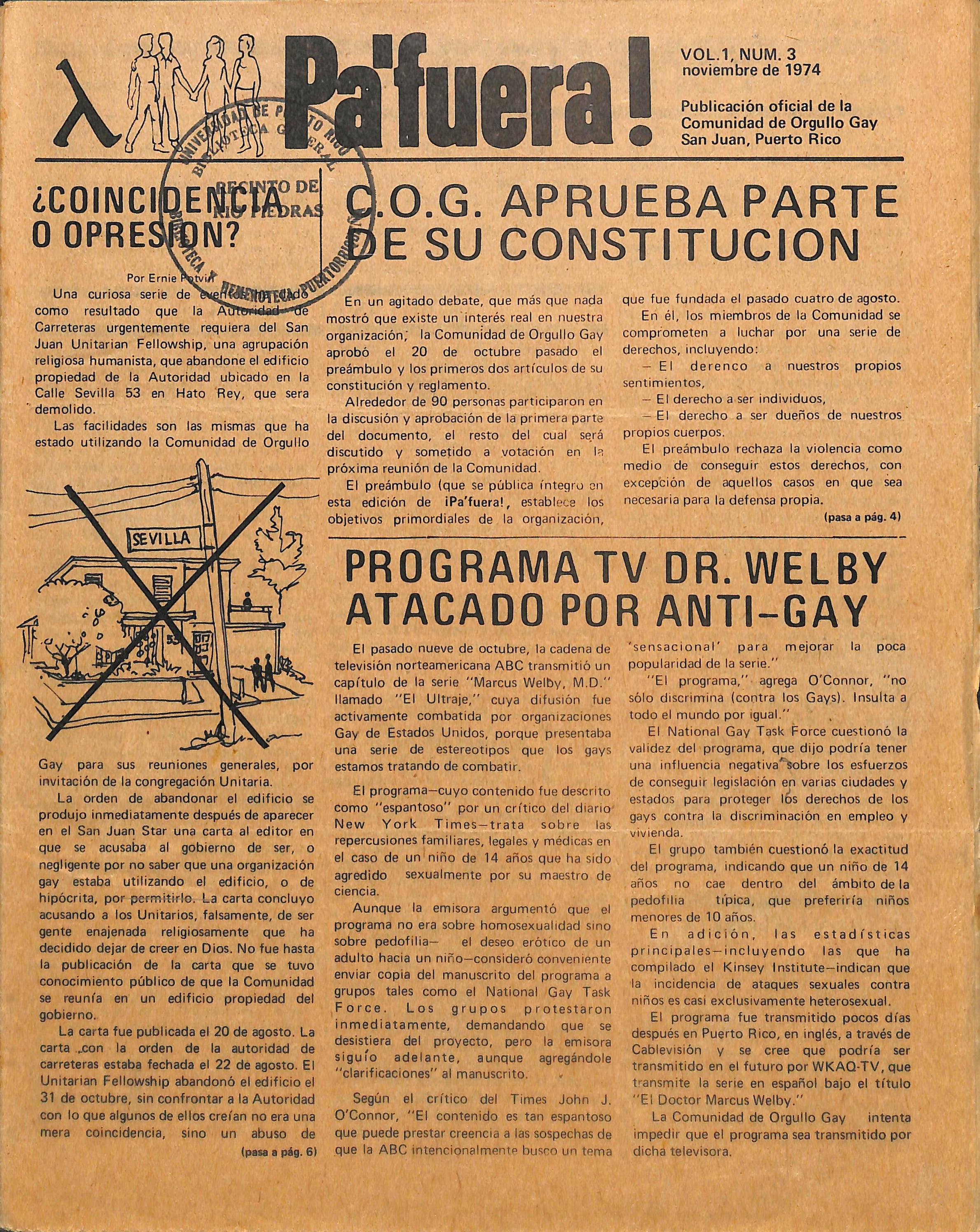 Pa'Fuera! (nov. 1974) by La Colección Puertorriqueña - Issuu
