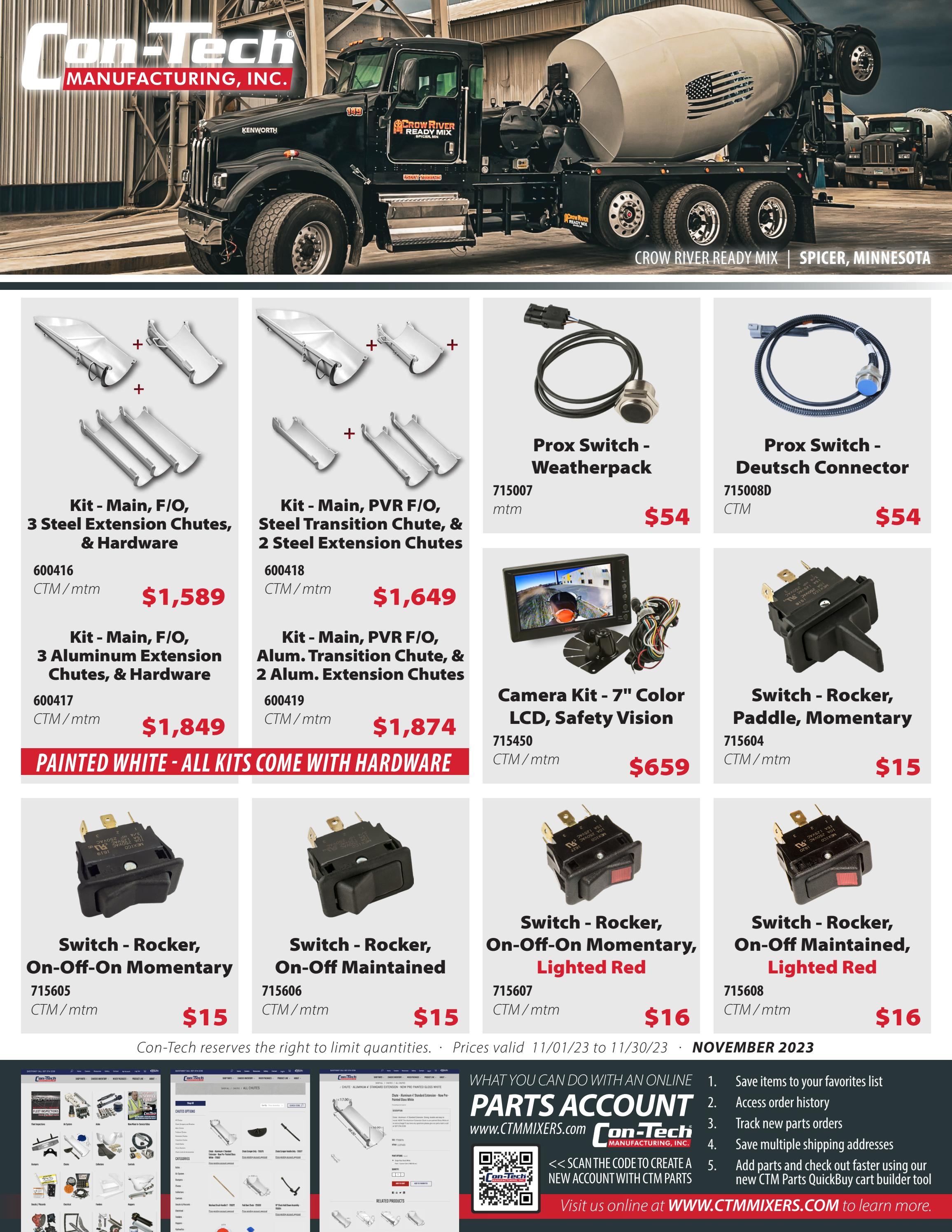 November 2023_Con-Tech Parts Flyer by ctmmixers - Issuu